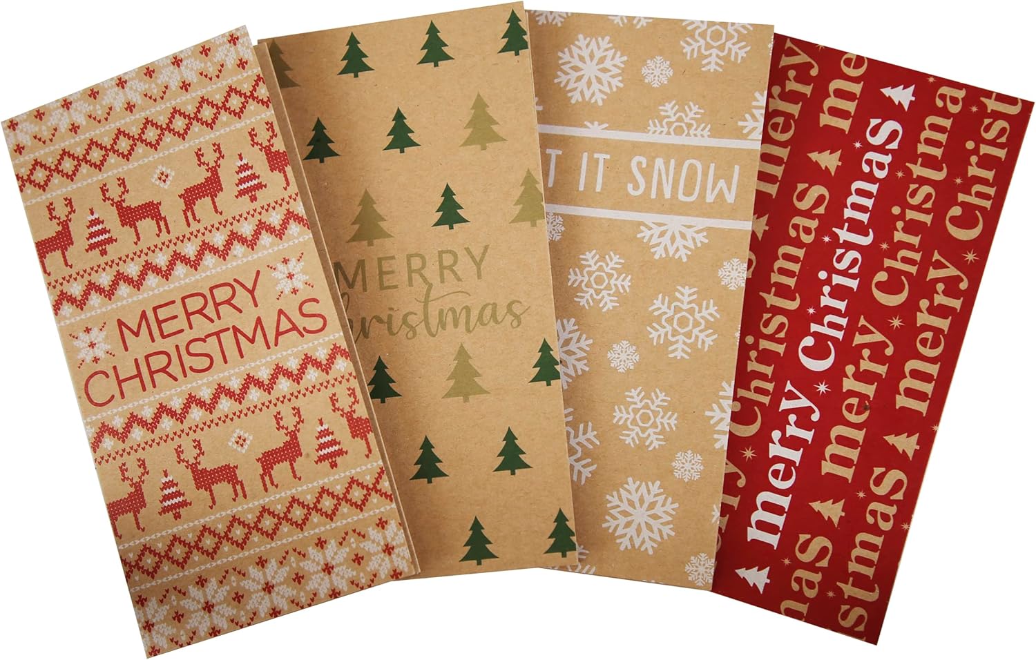 Eurowrap Christmas Money Wallet Envelopes for Gift Cards and Vouchers ...