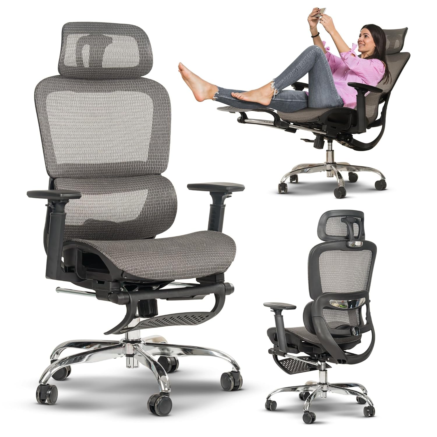 Orthopedic Office Chair | Patented SmartGRID Technology | Adjustable ...