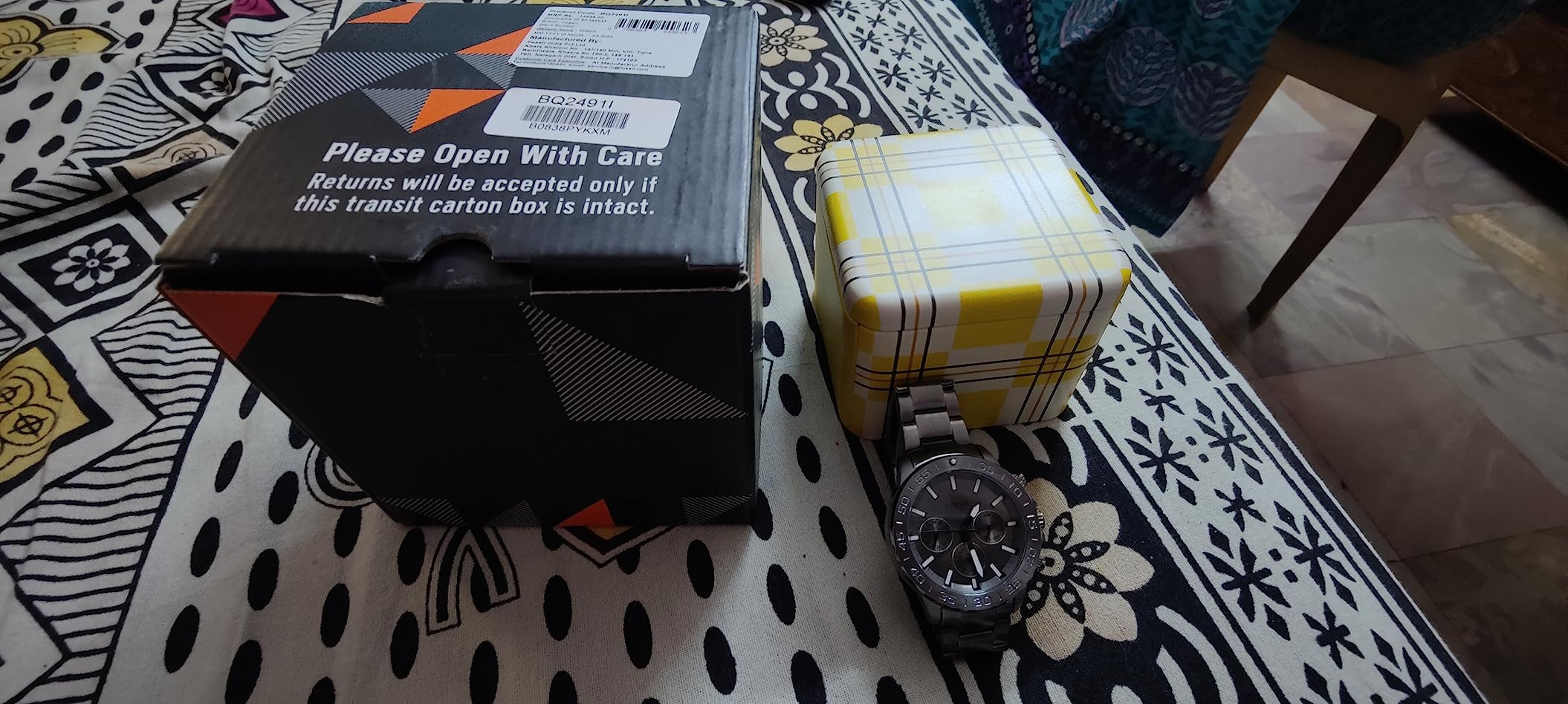 Buy Fossil Bannon Analog Gray Dial Men's Watch-BQ2491 at Amazon.in