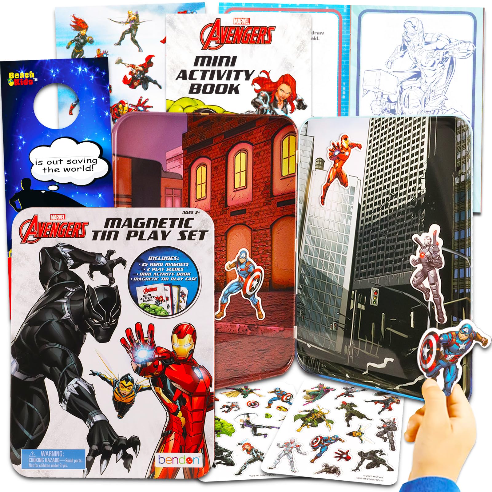 Amazon.com: Avengers Magnetic Creations Toy - Bundle with 40 Avengers ...