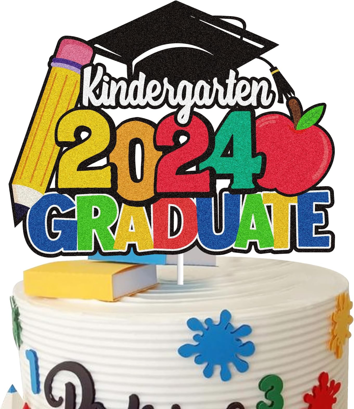 Amazon.com: Peace Out Kindergarten Cake Topper,Kindergarten Graduation ...