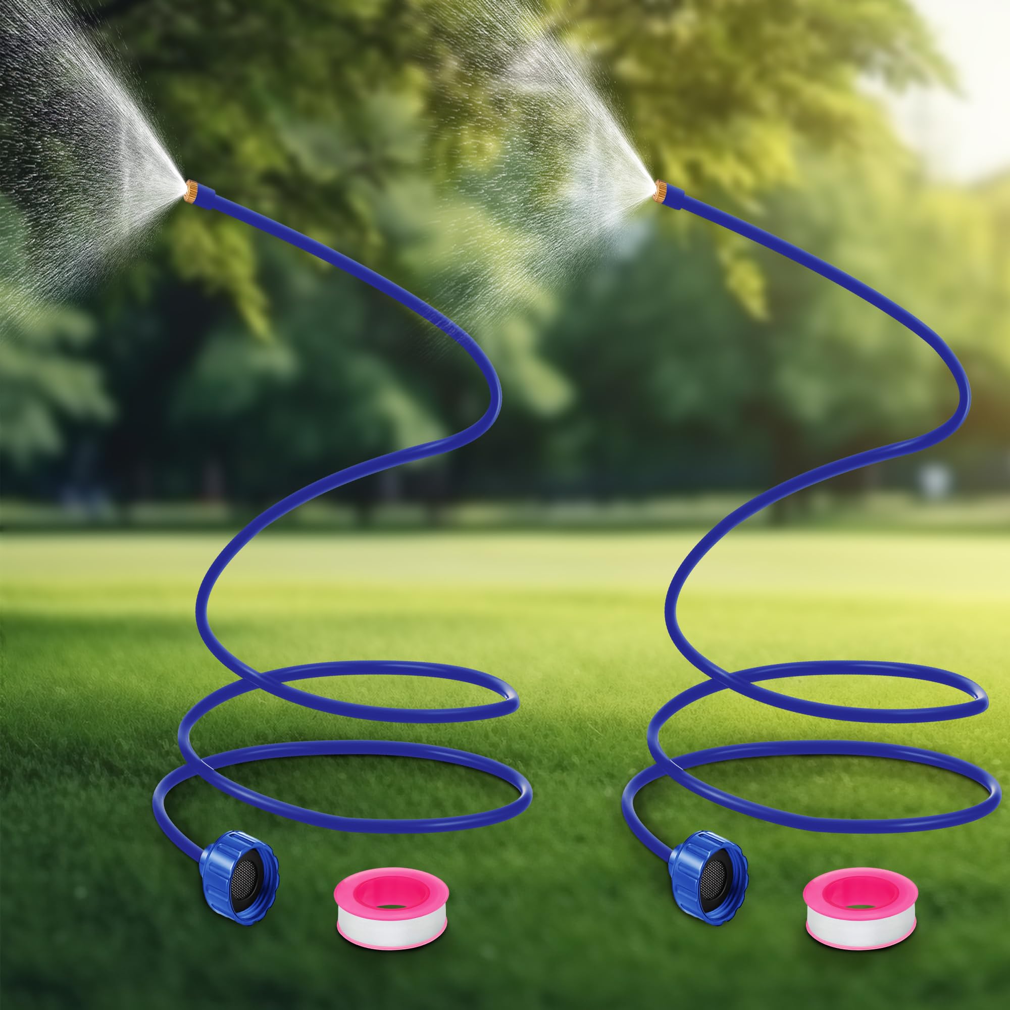 Snapklik.com : 2Pcs Hose Misters For Outside Patio, 60 Inch Flexible ...