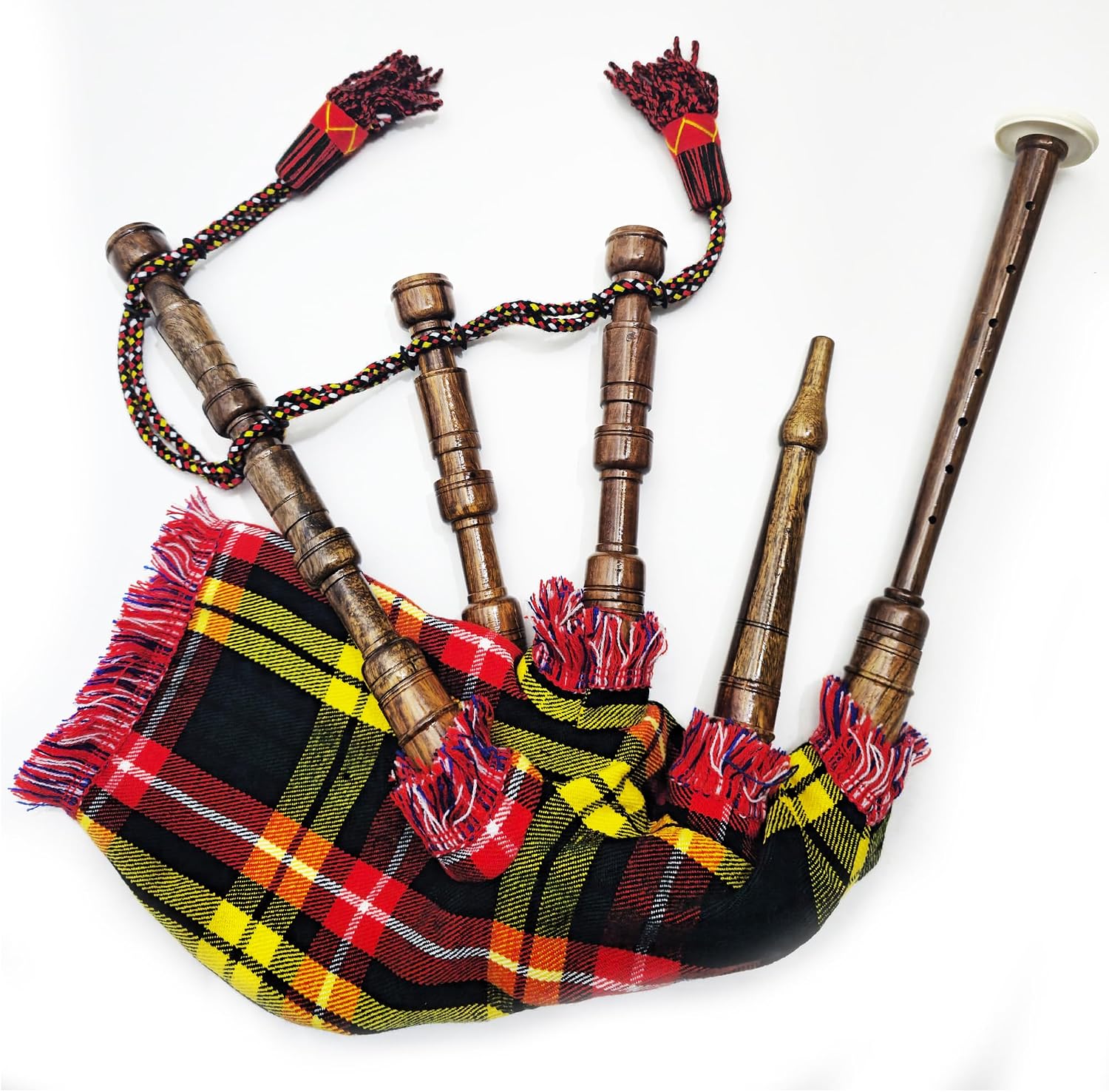 Amazon.com: Dragon Mini bagpipe Rosewood irish Royal Stewart cover ...