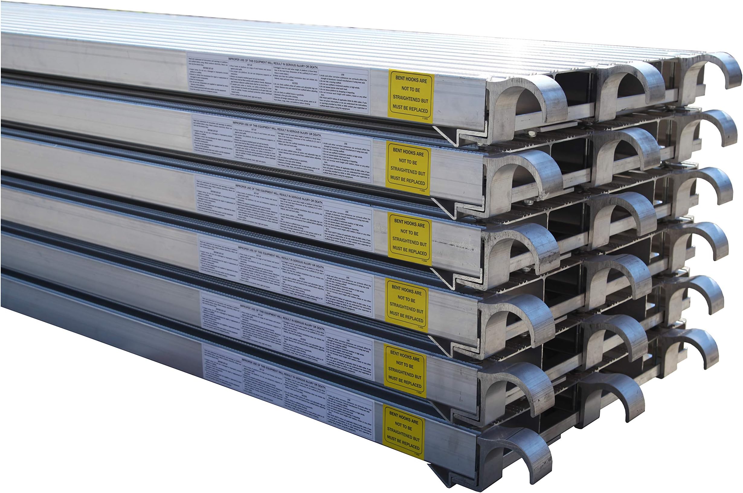 Metaltech Aluminum Scaffold Platform 3-Pk. - 10ft.L x 19in.W, Model ...