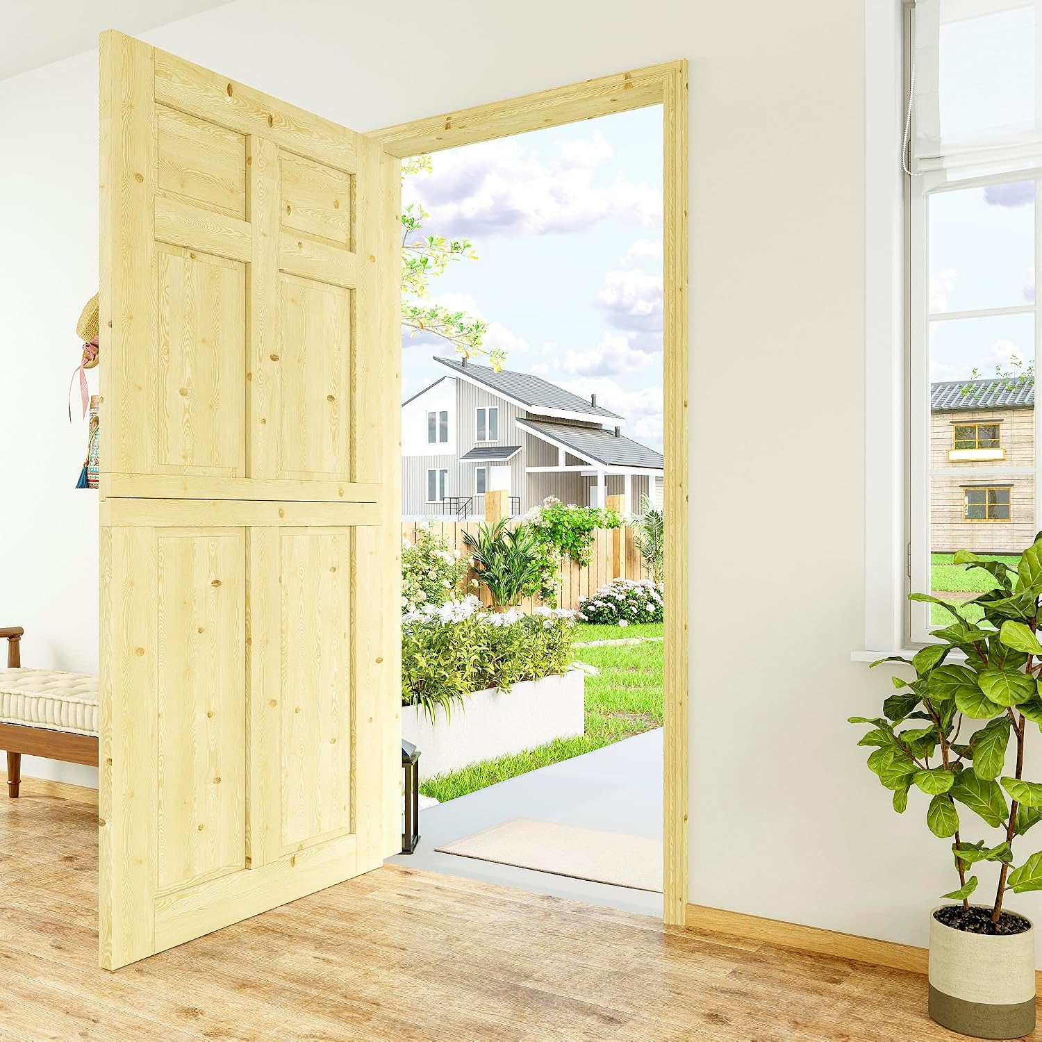 Amazon.com: Exterior Dutch Doors (Front/Back), 36"x80" - 1.75" Thick ...