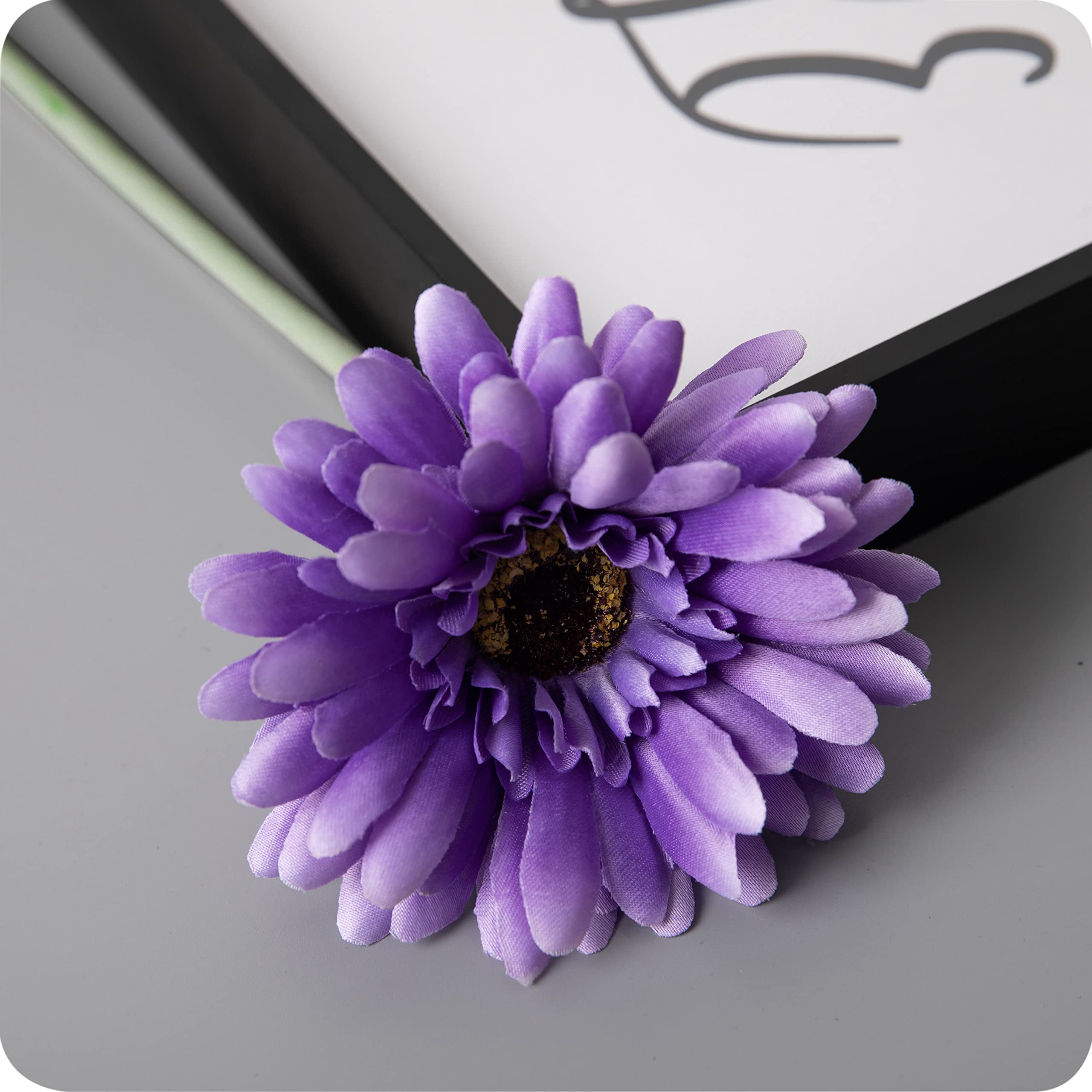 Purple Gerbera Daisies Purple Artificial Gerbera Flowers