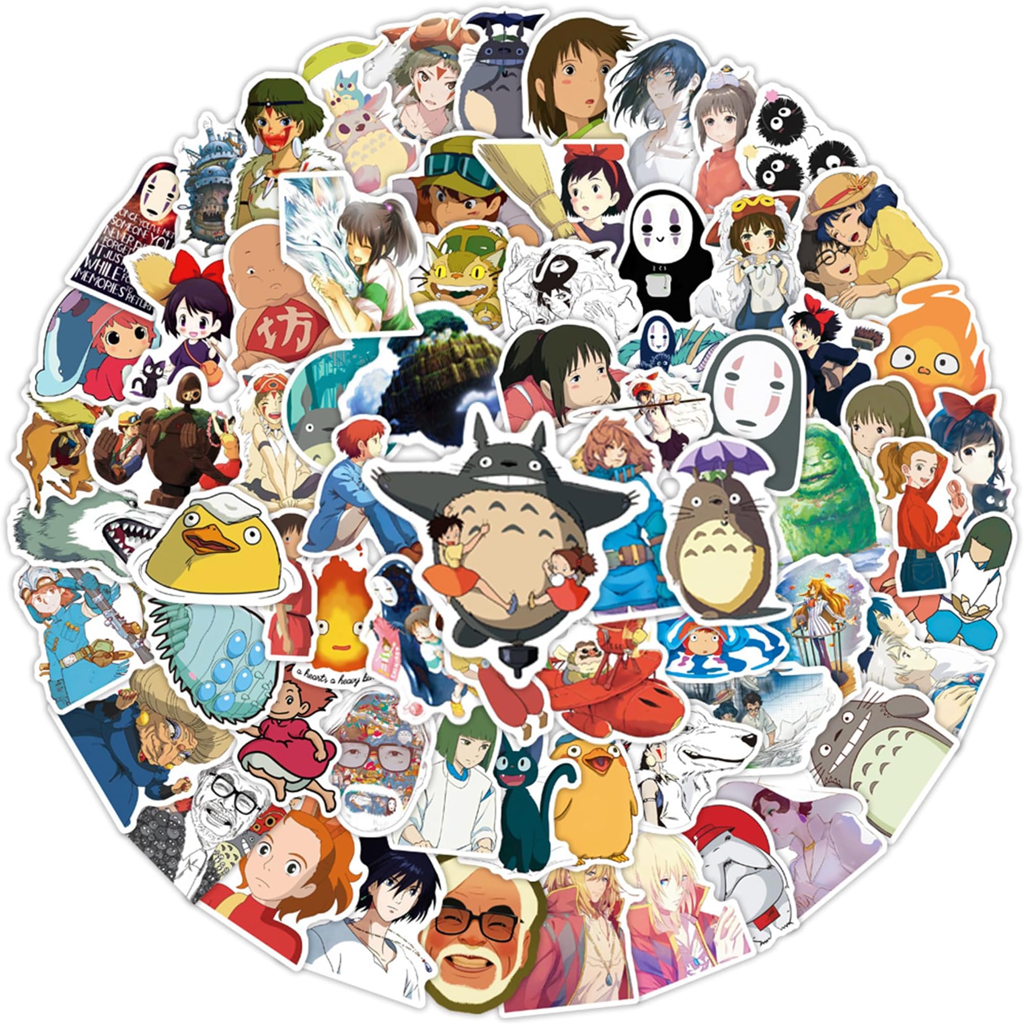 Amazon.com: Black & White Anime Art Wall Stickers Japanese Manga Style ...