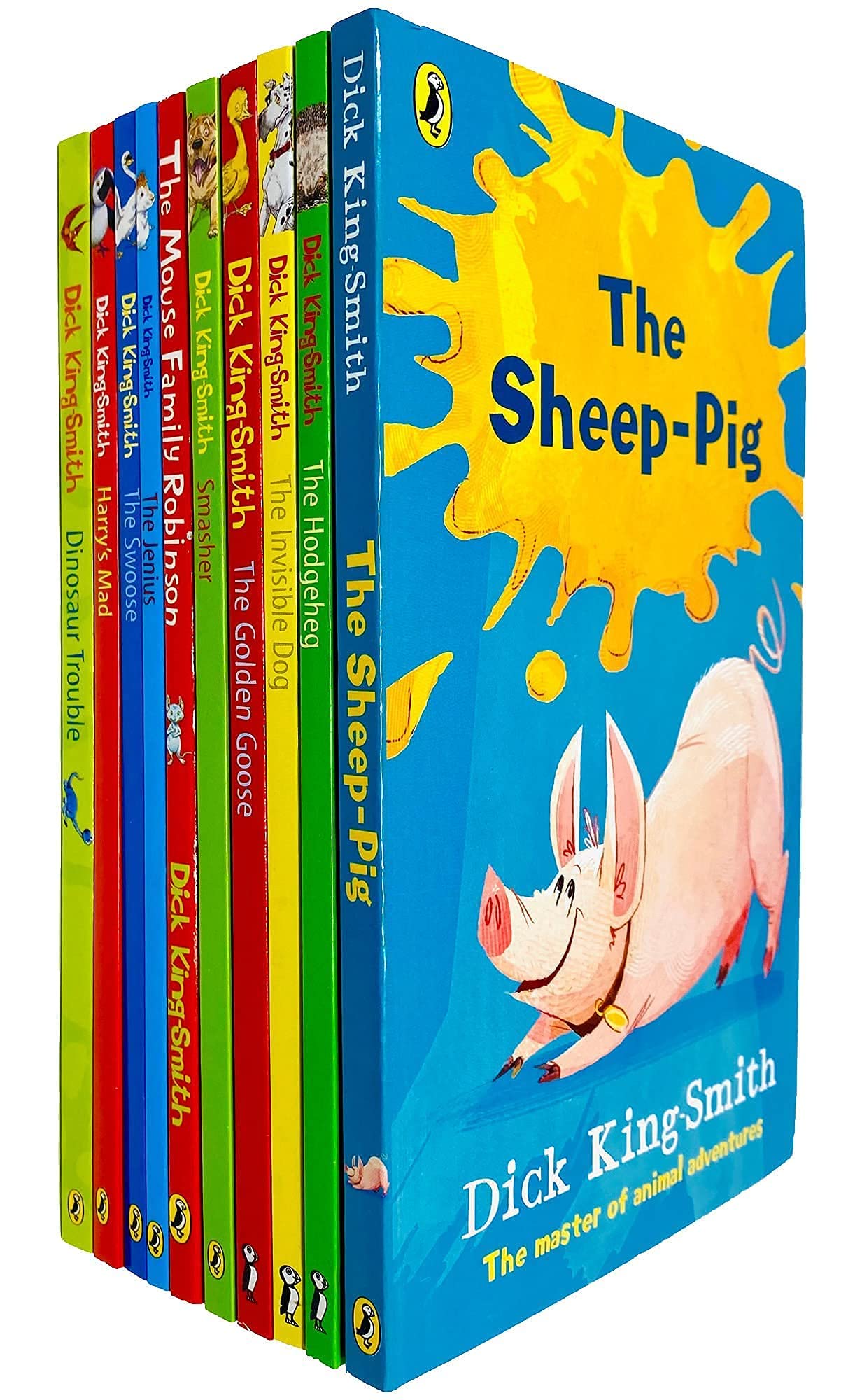 Dick King-Smith 10 Books Collection Set (Sheep-Pig, Hodgeheg, Invisible ...
