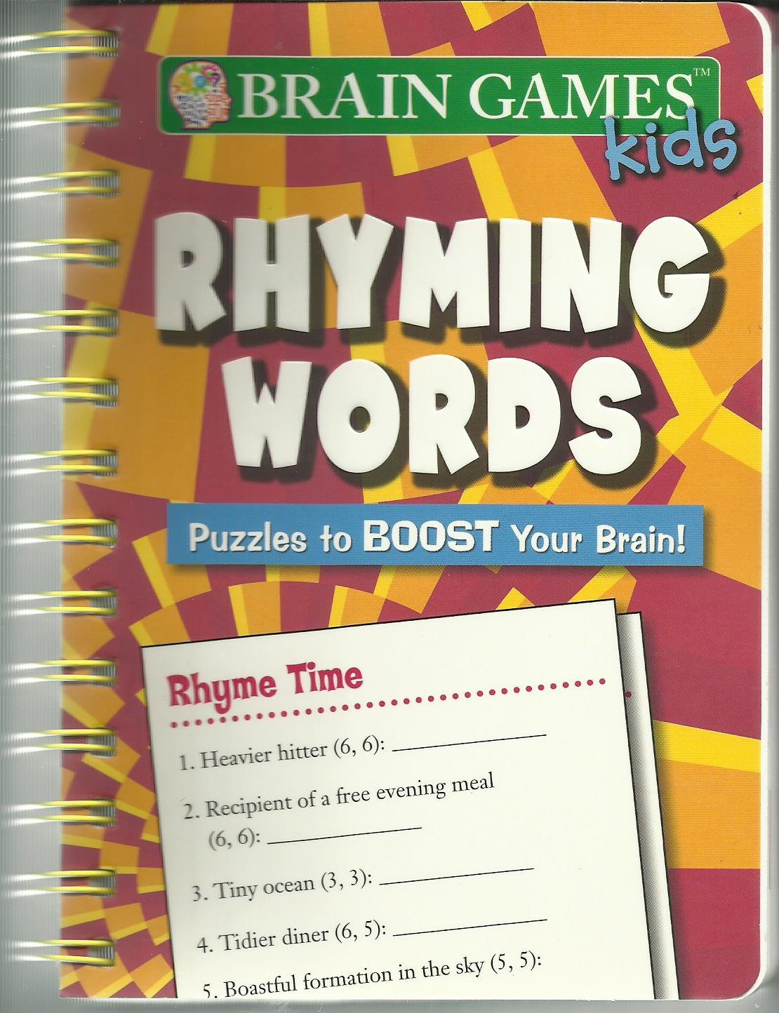 Brain Games Kids(tm) Rhyming Words : Puzzles to BOOST Your Brain ...