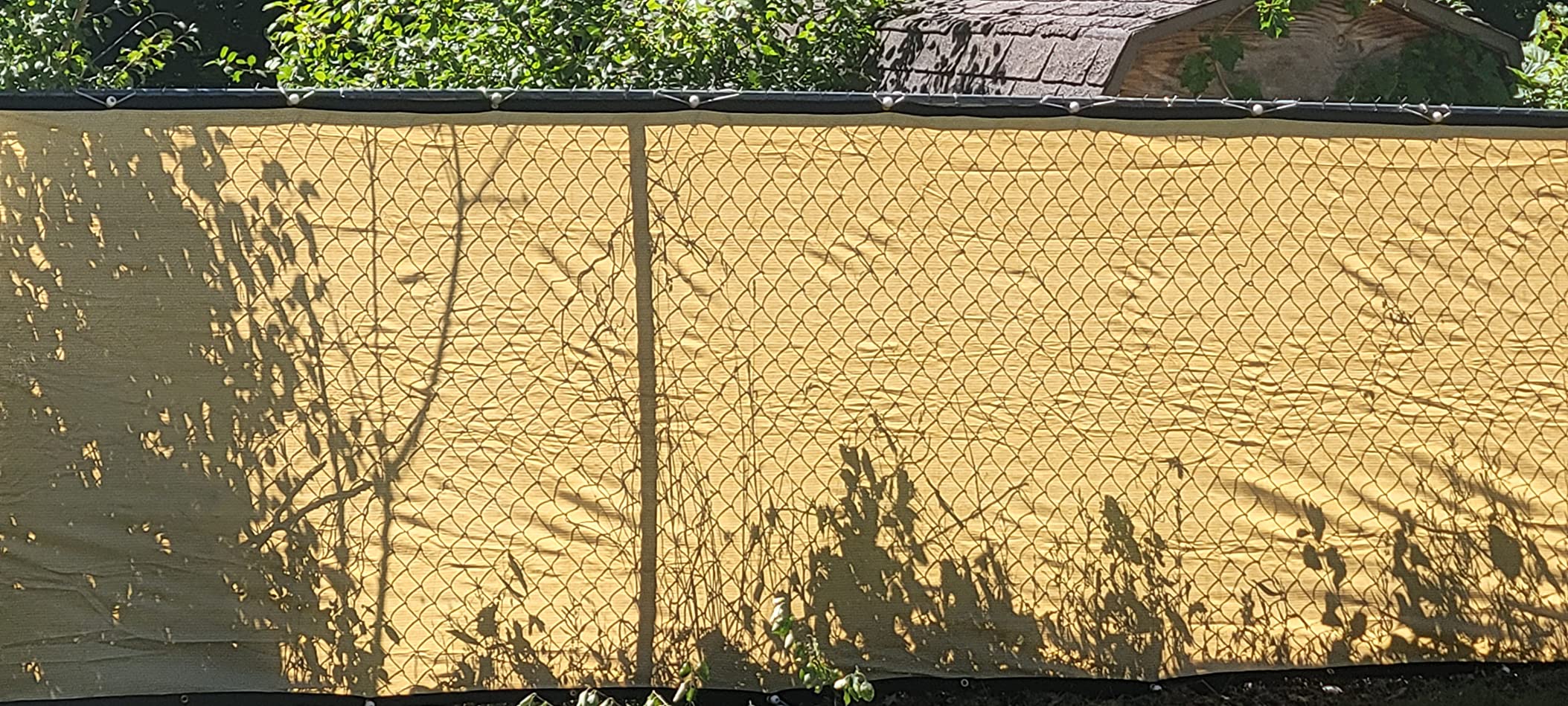 $11/mo - Finance KAMEA KENNA Custom Size 6' x 32' Beige Fence Privacy ...