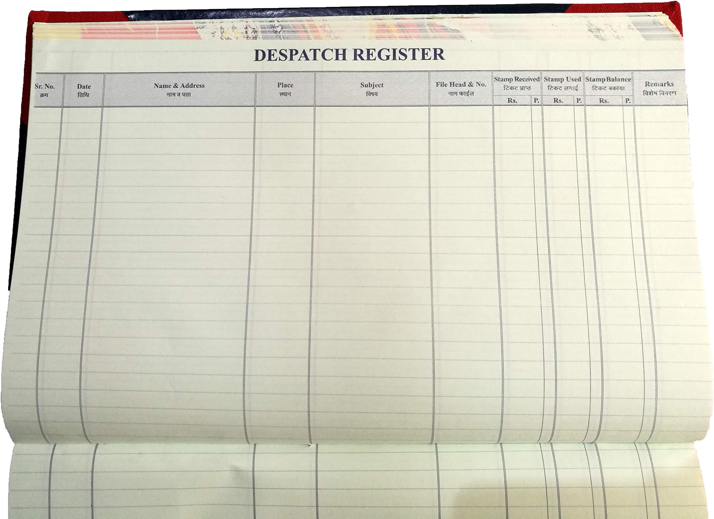 LRS Dispatch of Letter Record Register for Offices, Schools, Institutes ...