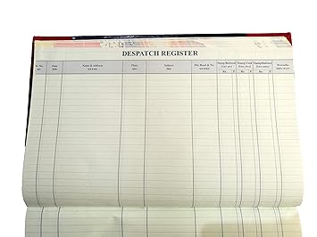 LRS Dispatch of Letter Record Register for Offices, Schools, Institutes ...