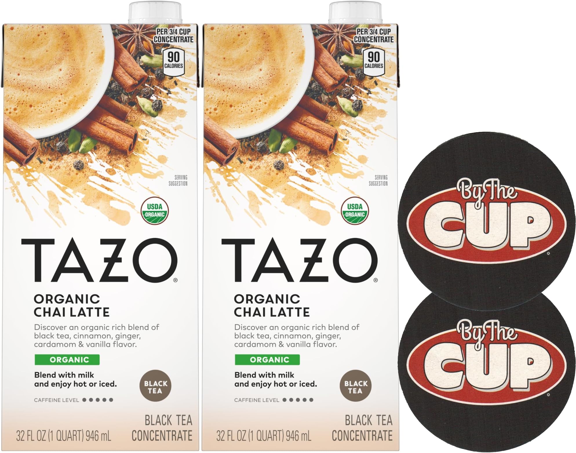 Amazon.com : Tazo Classic Chai Latte Concentrate, 32 oz : Black Teas ...