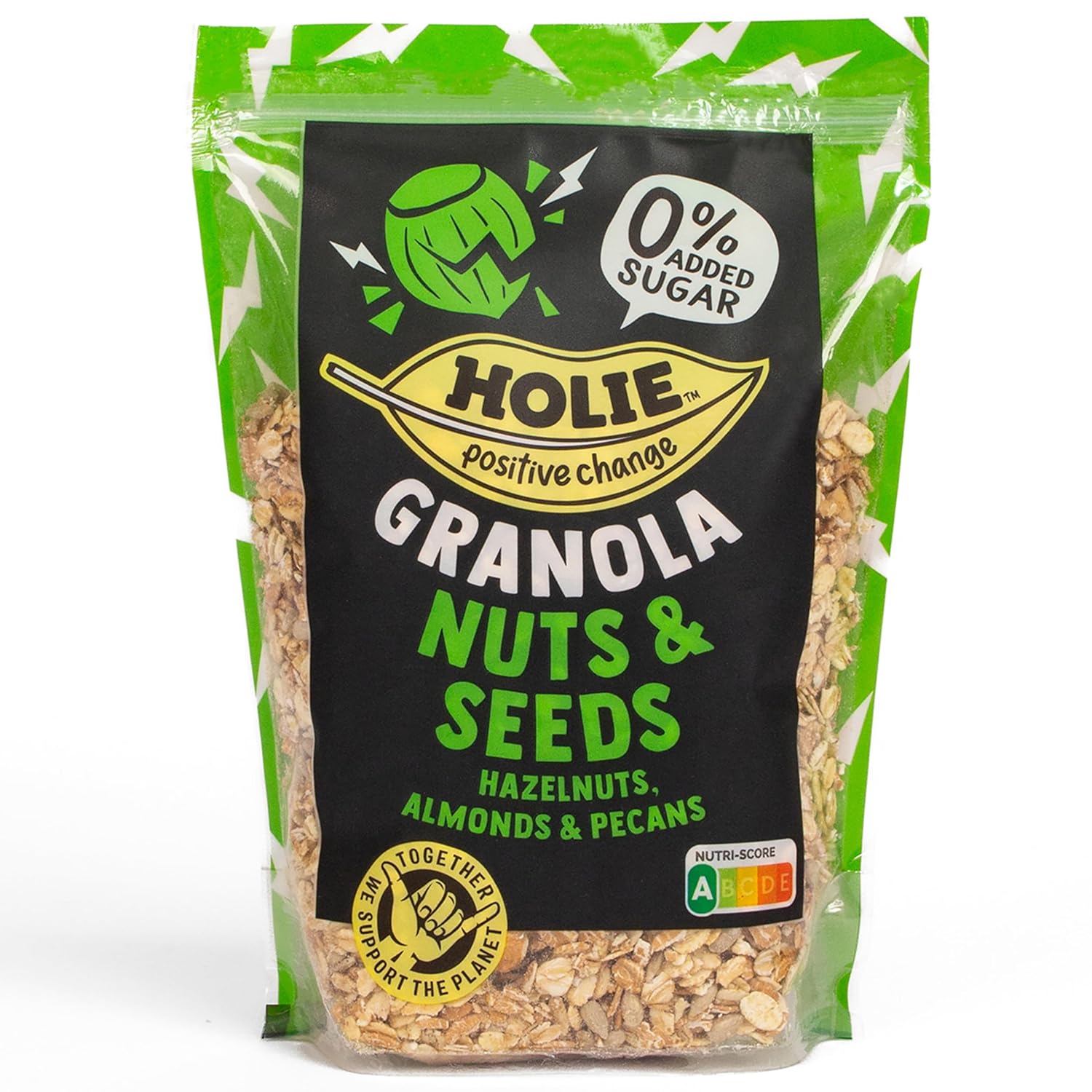 Holie Foods Knuspermüsli "Nuts & Seeds" 350g | Nüsse und Samen Granola ...