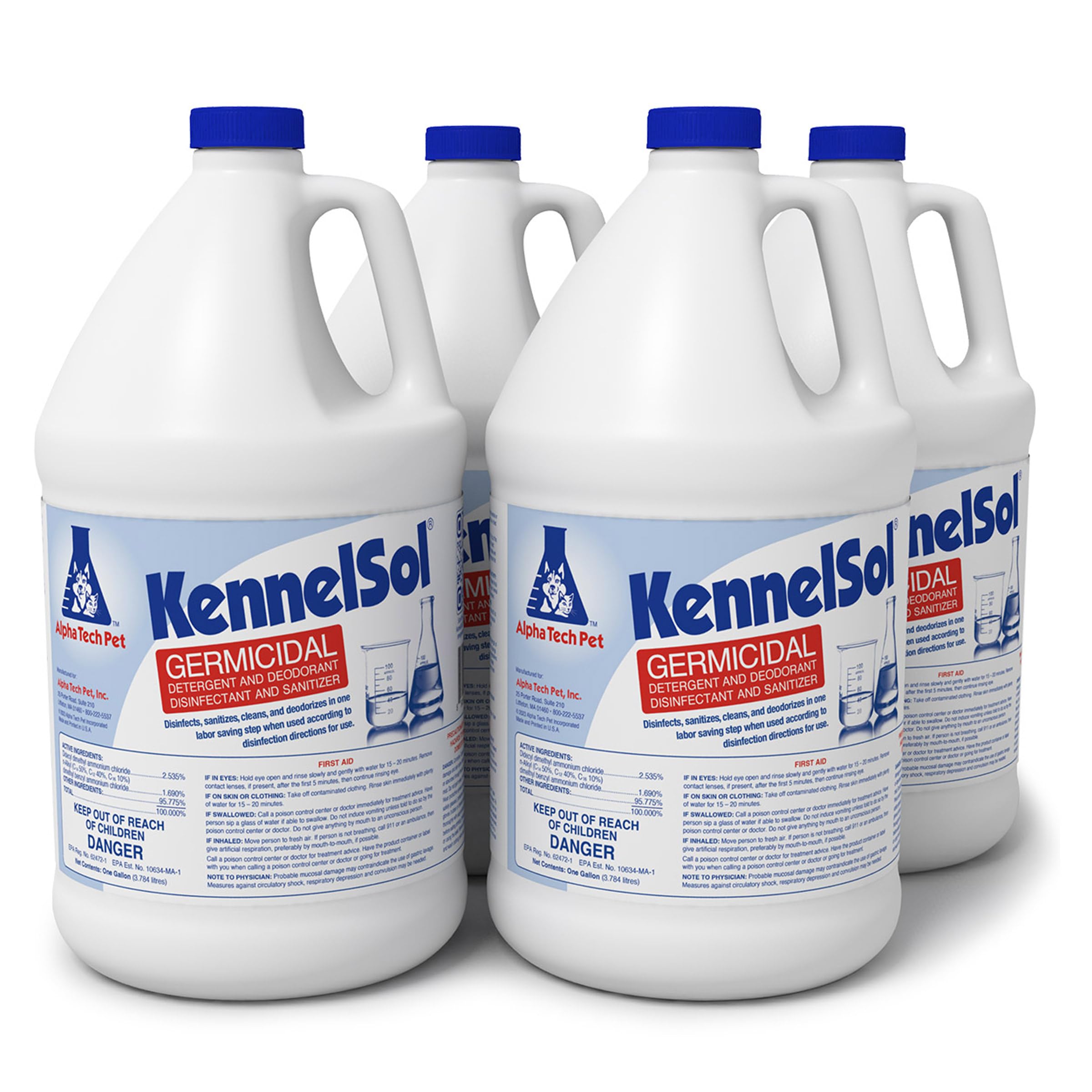 Buy KennelSol 1-Step Kennel Cleaner, Liquid Disinfectant Cleaner ...
