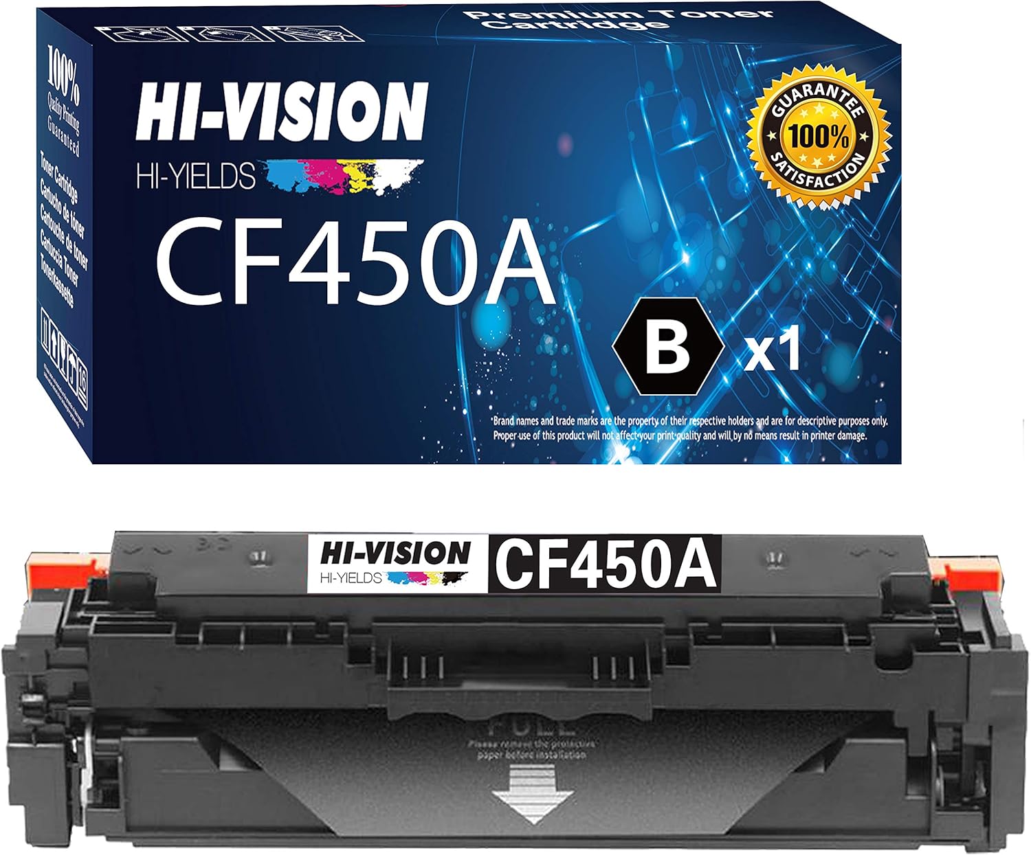 Amazon.com: (1-Pack, Black) HI-Vision Compatible 655A Toner Cartridge ...