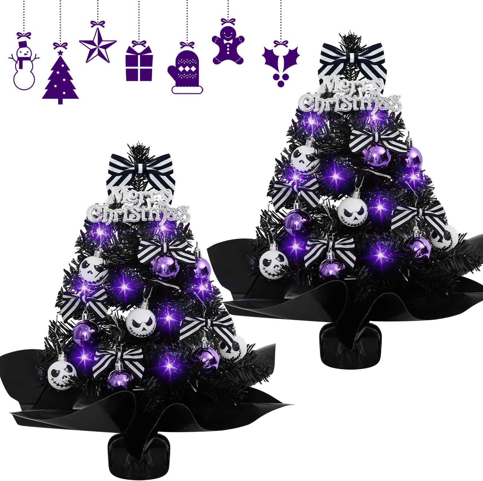 Amazon.com: 18-Inch Unlit Black Tree : Home & Kitchen