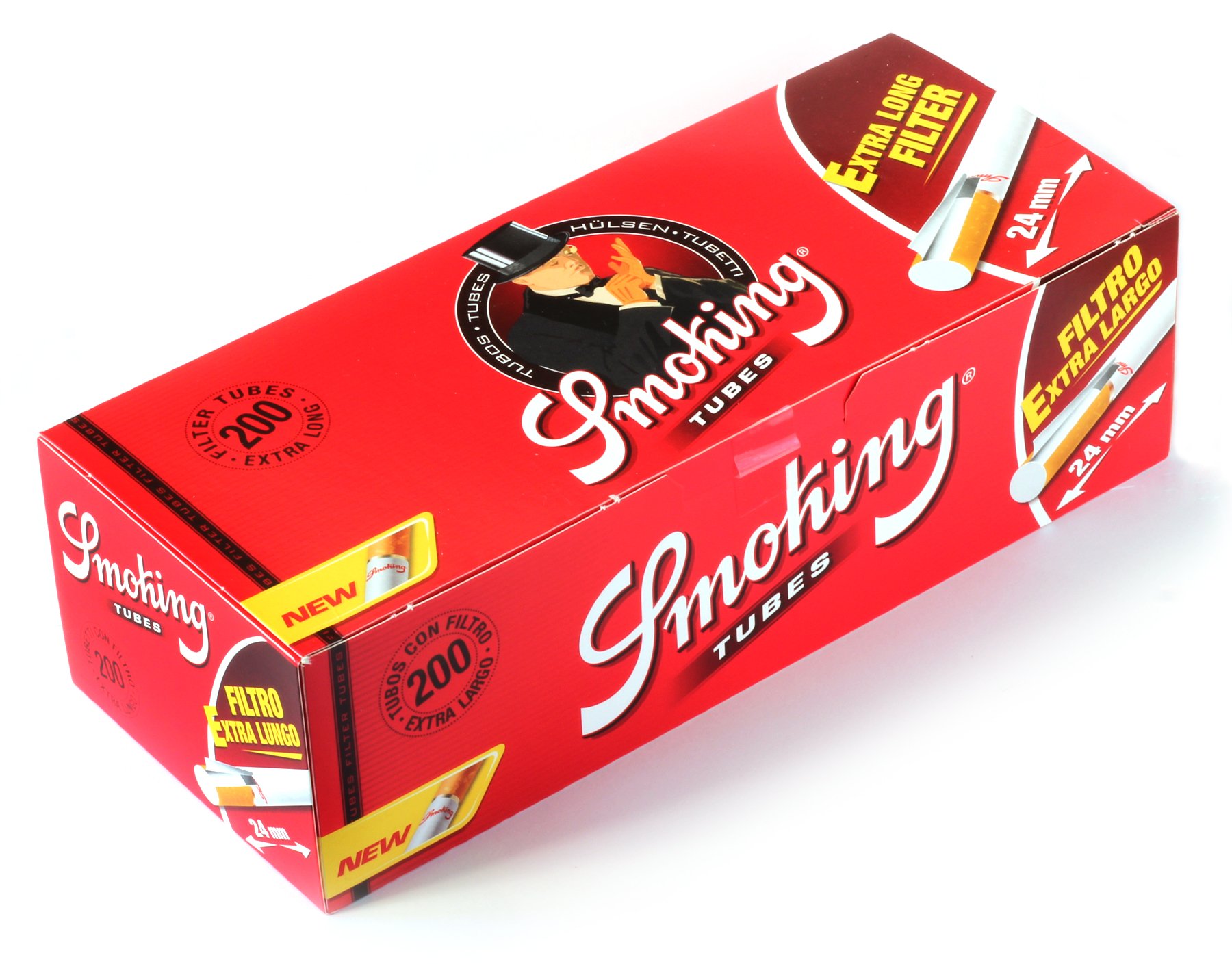 Smoking Extra Long Filter Tubes (Pack of 200) : Amazon.co.uk: Health ...