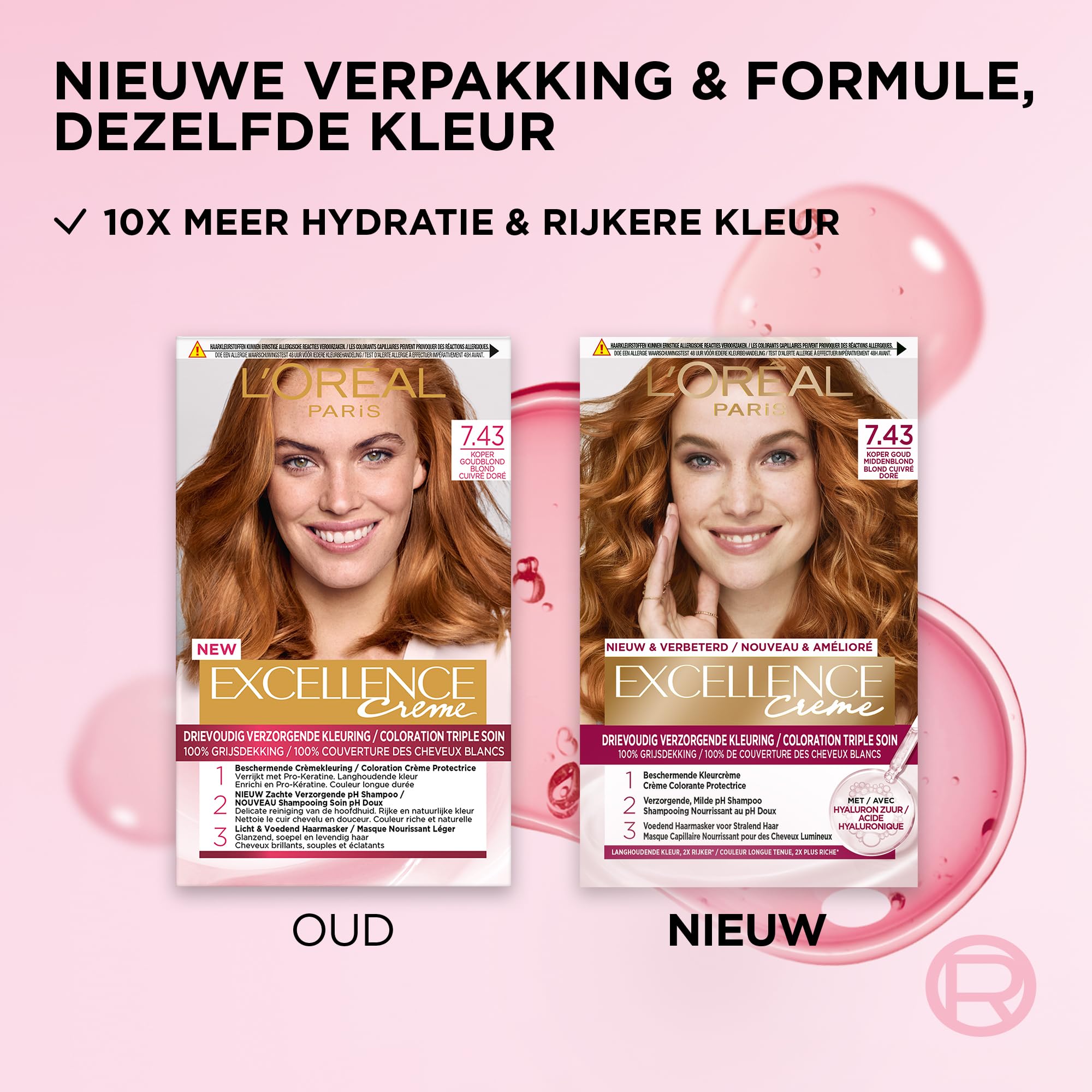 Rotbraune Haarfarbe Von Loreal Nutrisse Ultra Crème 8 Vanilla Blond