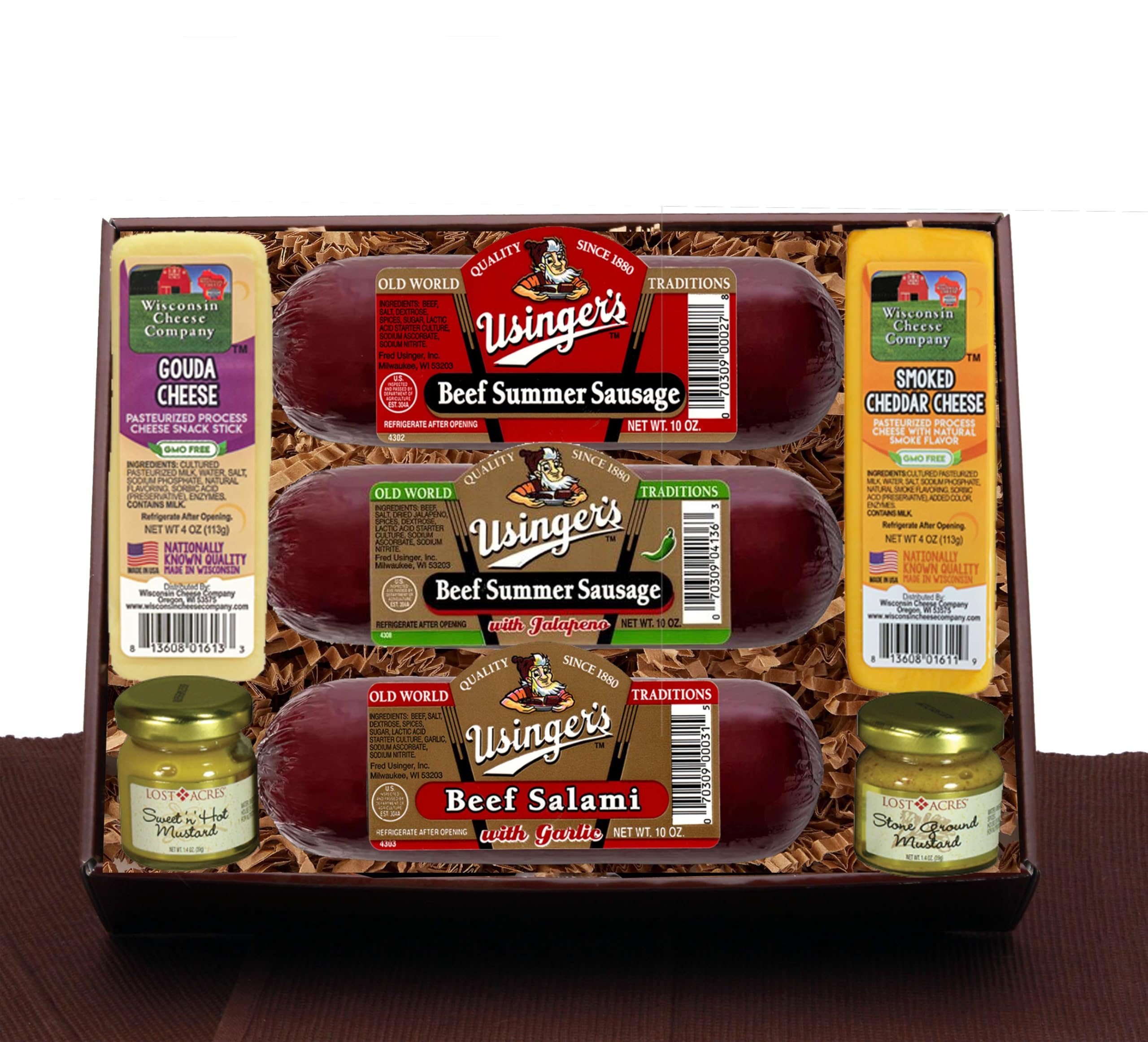 Amazon.com : Deli Select Meat & Cheese Sampler - Sausage Meat and ...