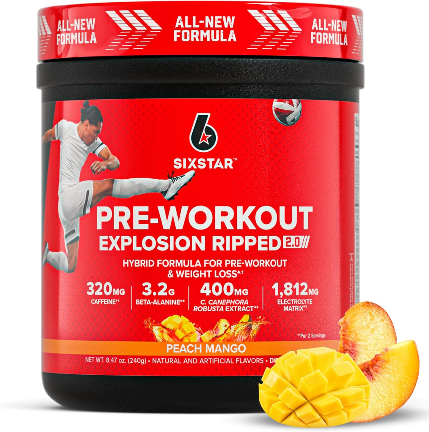 Amazon.com: Six Star Pre-Workout Explosion, Peach Mango (30 Servings ...