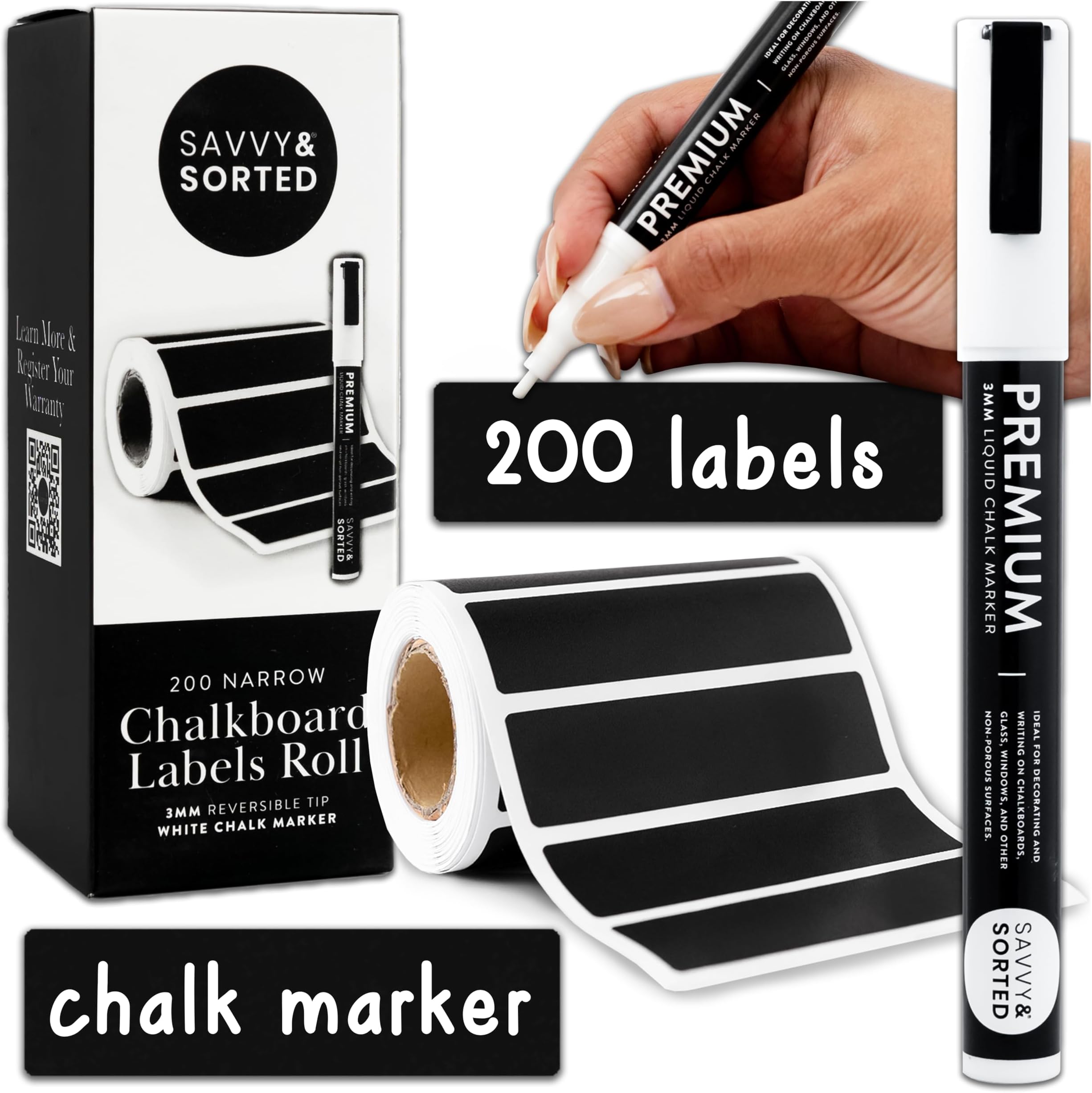 Amazon.com : 30 Pieces 4x6 Inch Chalkboard Labels Large Chalk Labels ...