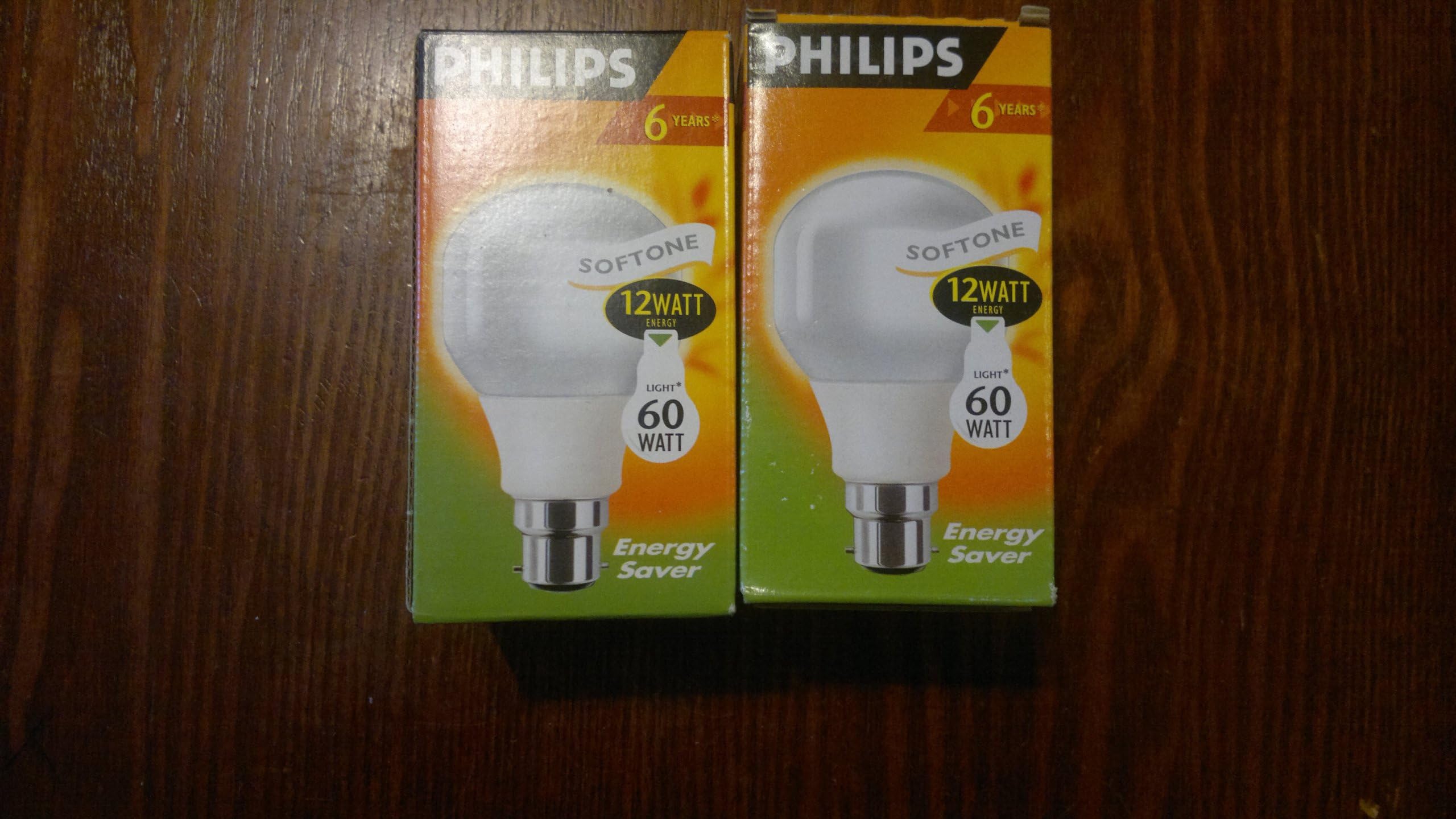 Philips Low Energy Saver Saving Light Bulbs (Softone) Bayonet Cap BC 2 ...