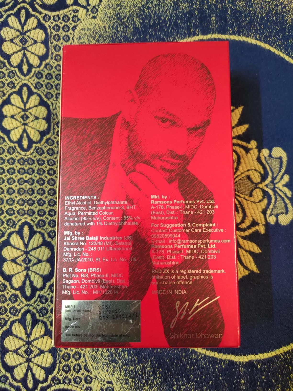 Buy Ramsons Red Zx Eau De Parfum, 100 ml Online at Low Prices in India ...