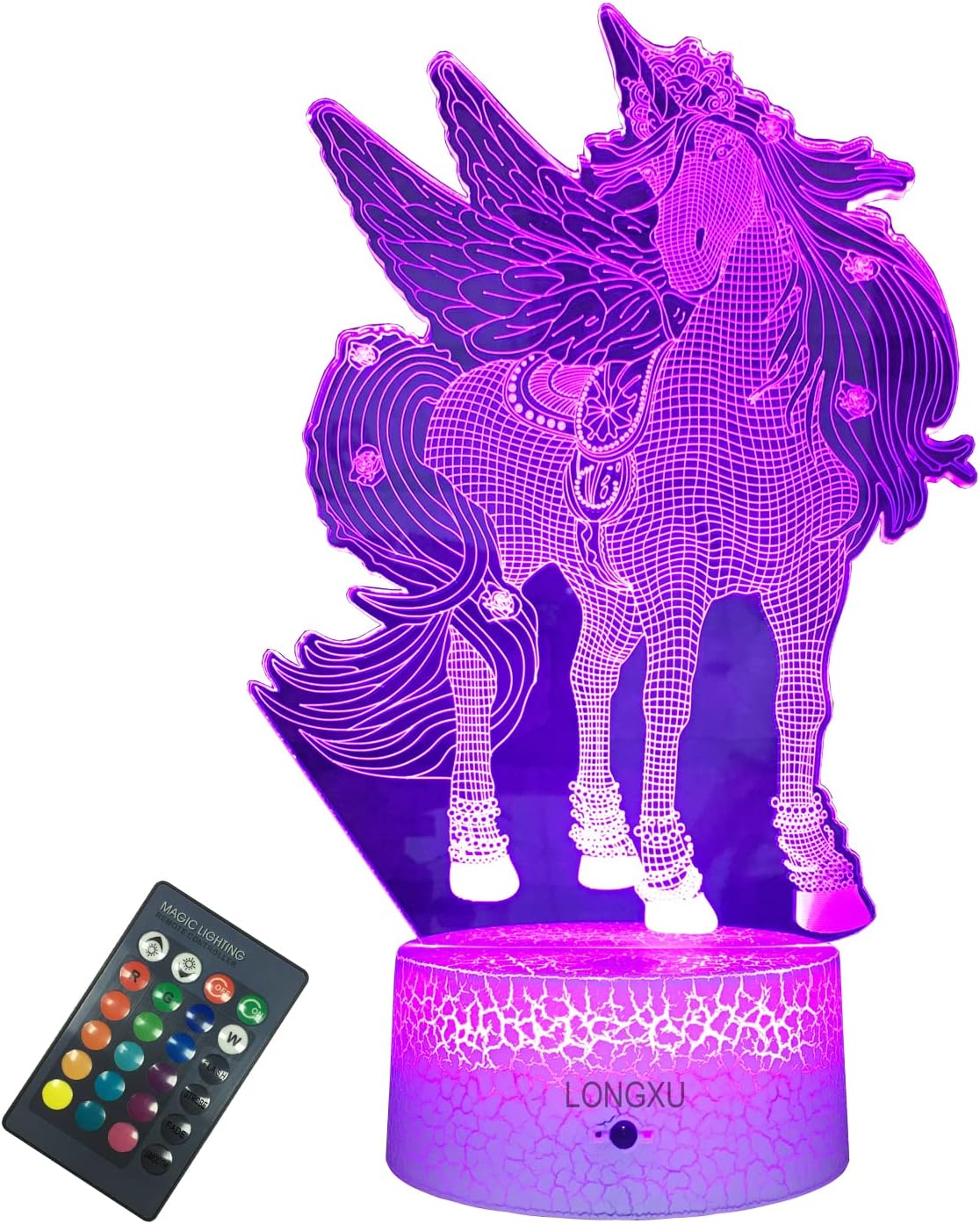 Amazon.com: INSONJOHY Unicorn Gifts Night Lights for Kids Night Light ...