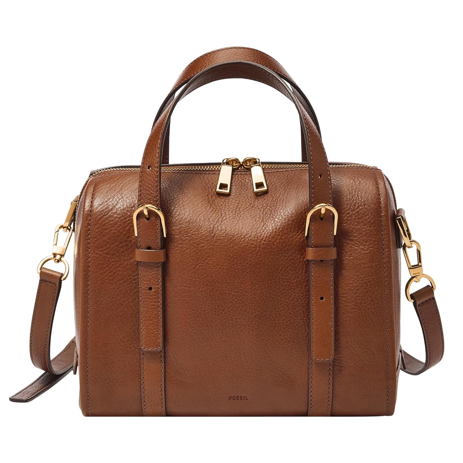 Buy Fossil Carlie Brown Satchel Bag ZB1772200 at Amazon.in