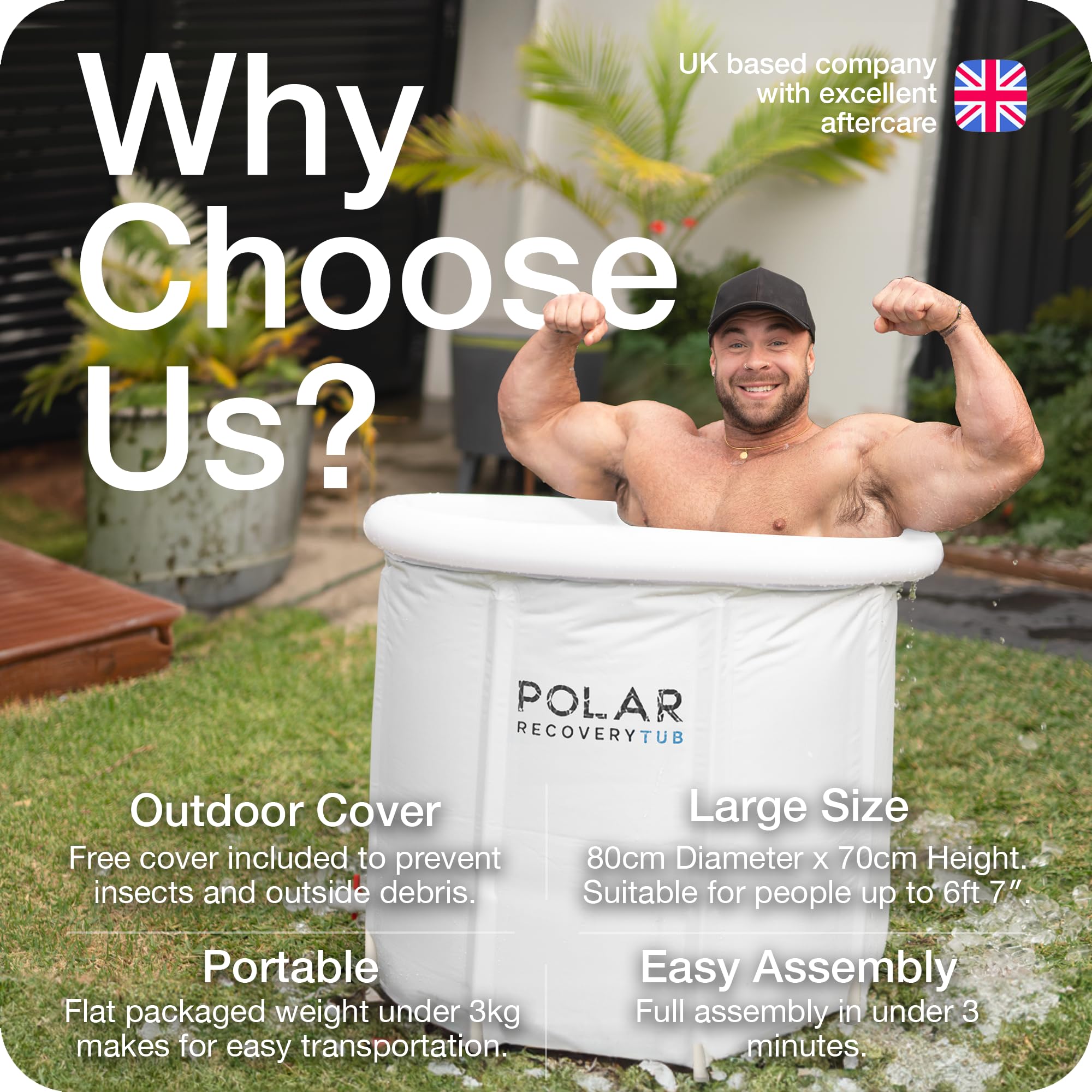 Snapklik.com : Polar Recovery Tub/Portable Ice Bath For Cold Water ...