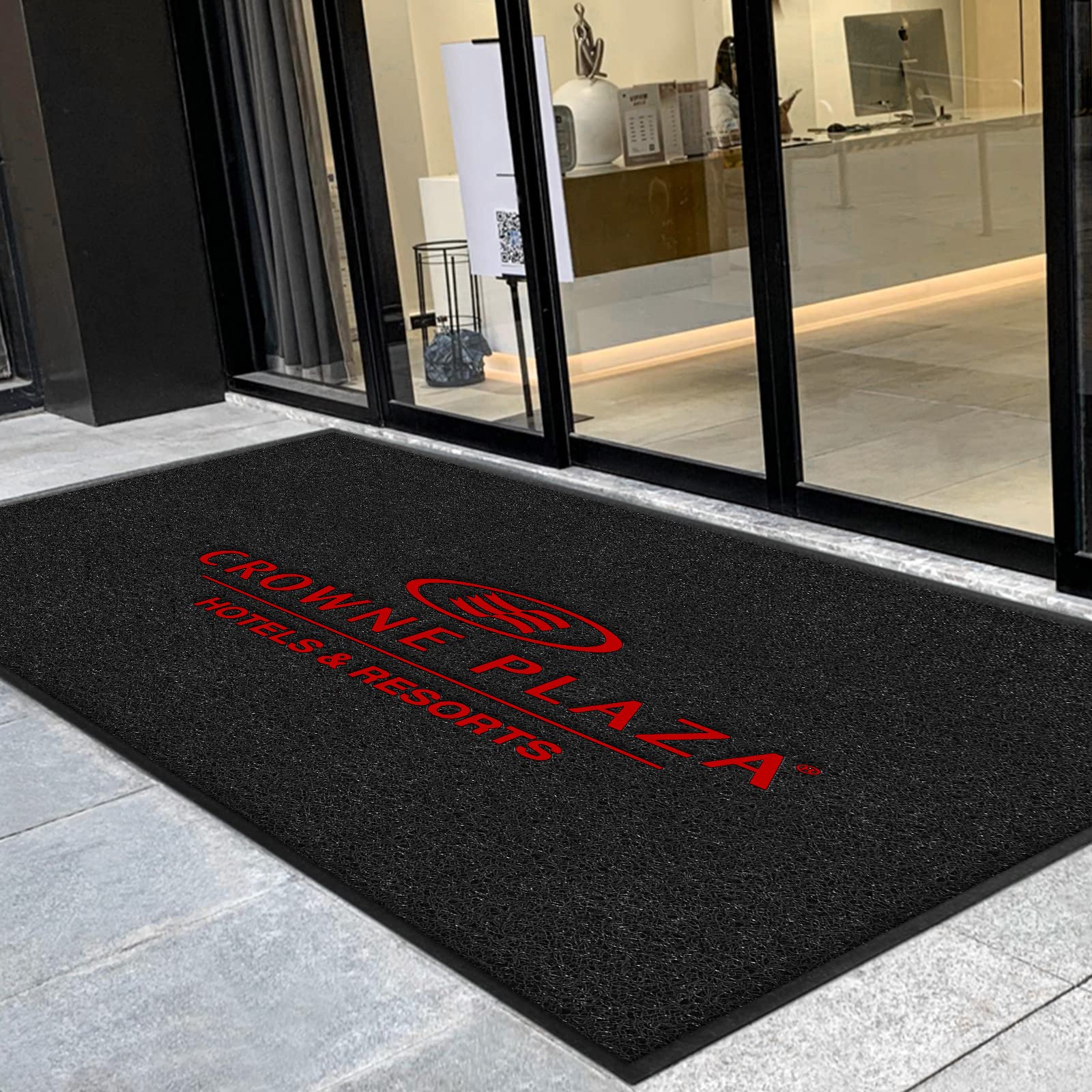 Amazon.com: ALLEVI Commercial Grade Welcome Entrance Mat Customized ...