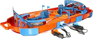 Hot Wheels Track Pack Slot Carrying Case with 2 Cars and 5.5 Feet of ...