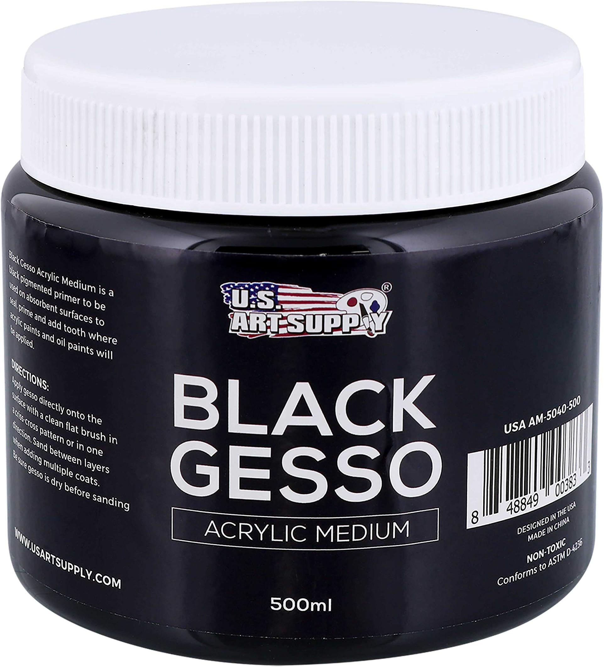 Amazon.com: MUSOU BLACK, World Blackest Acrylic Paint, 100ml x 2 Pack ...