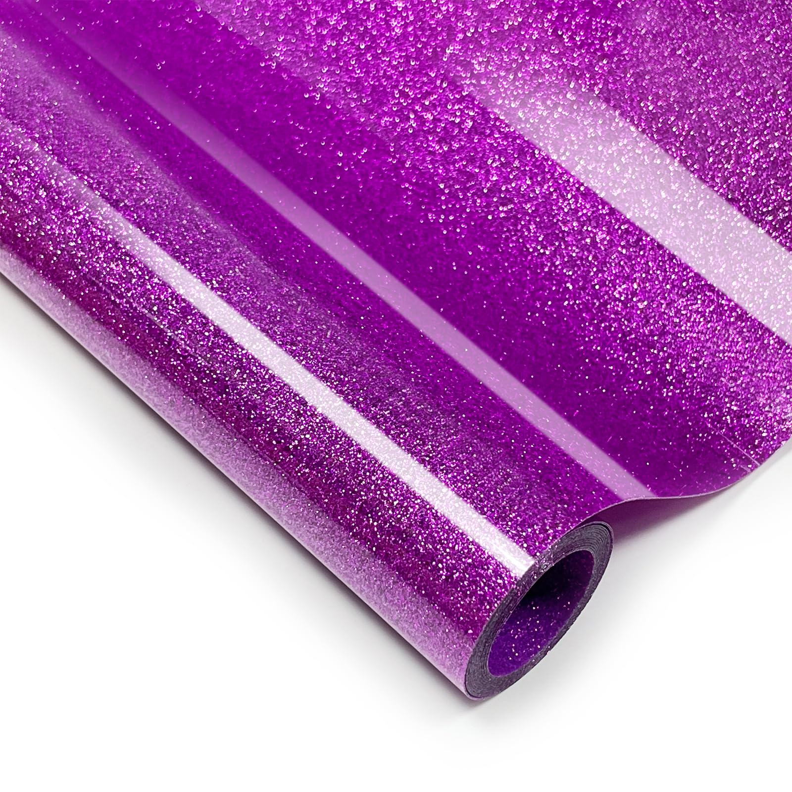 Amazon.com: Dark Purple Glitter HTV Heat Transfer Vinyl, 12" x 5ft lron ...