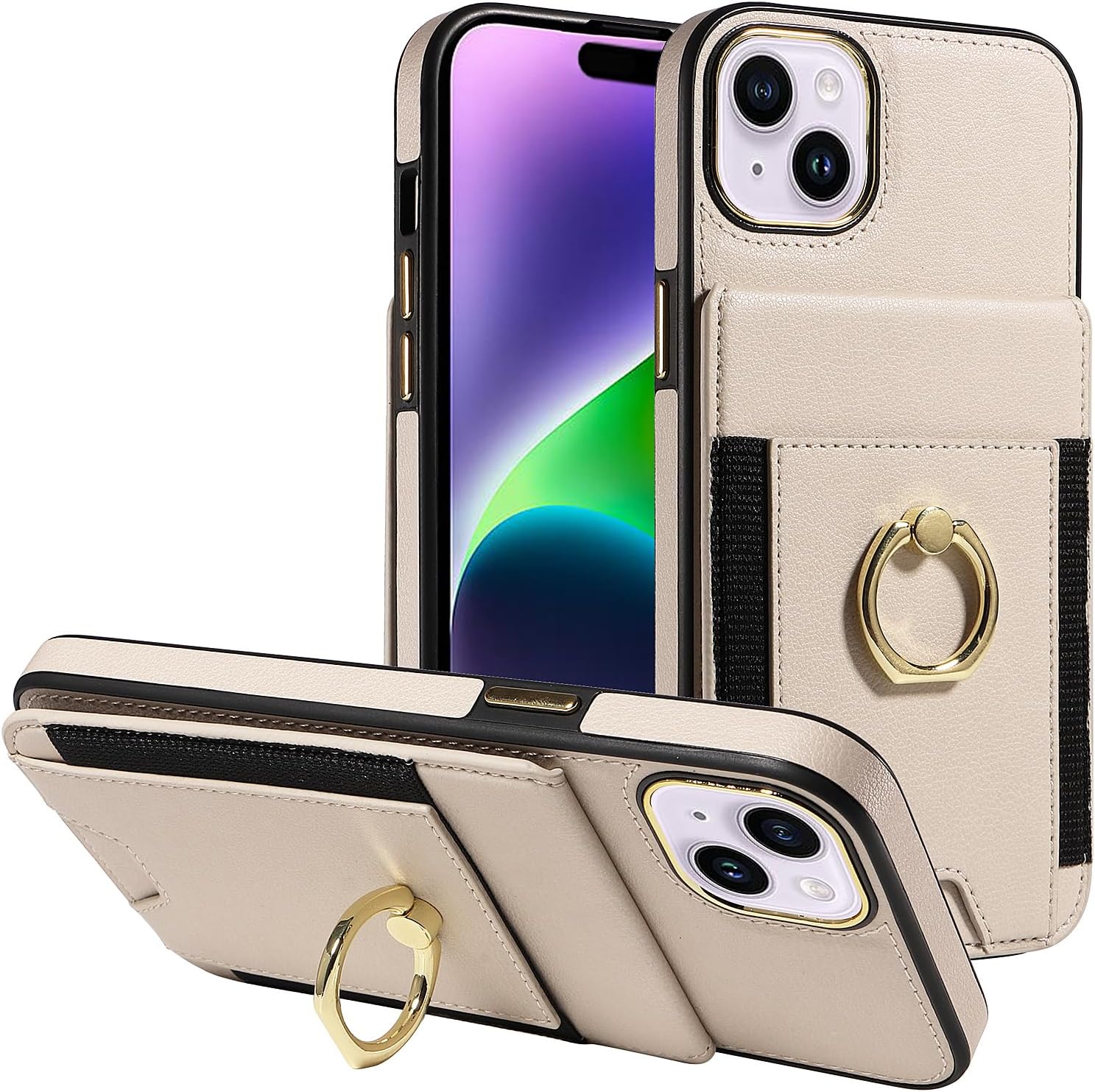 Amazon.com: S. Tedazo for iPhone 15 Plus Wallet Case with Credit Card ...