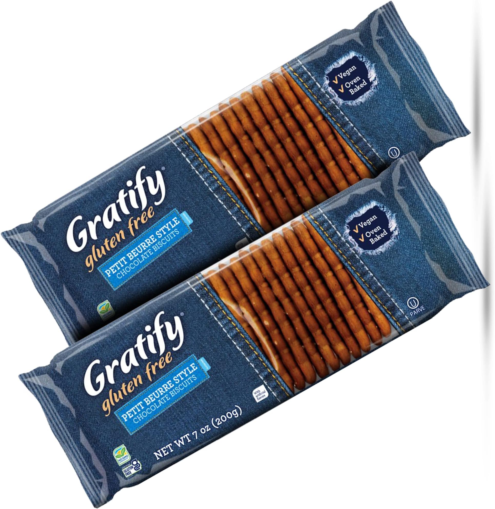 Amazon.com: Gratify Petit Beurre Chocolate Biscuits 2 Pack - Gluten ...