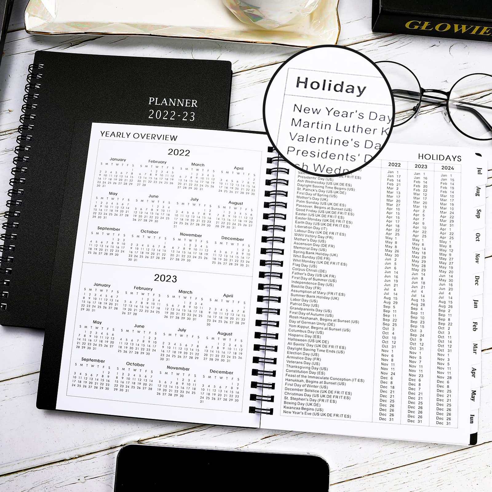 Planner 2022-2023 - 2022-2023 Planner with Weekly & Monthly Spreads ...