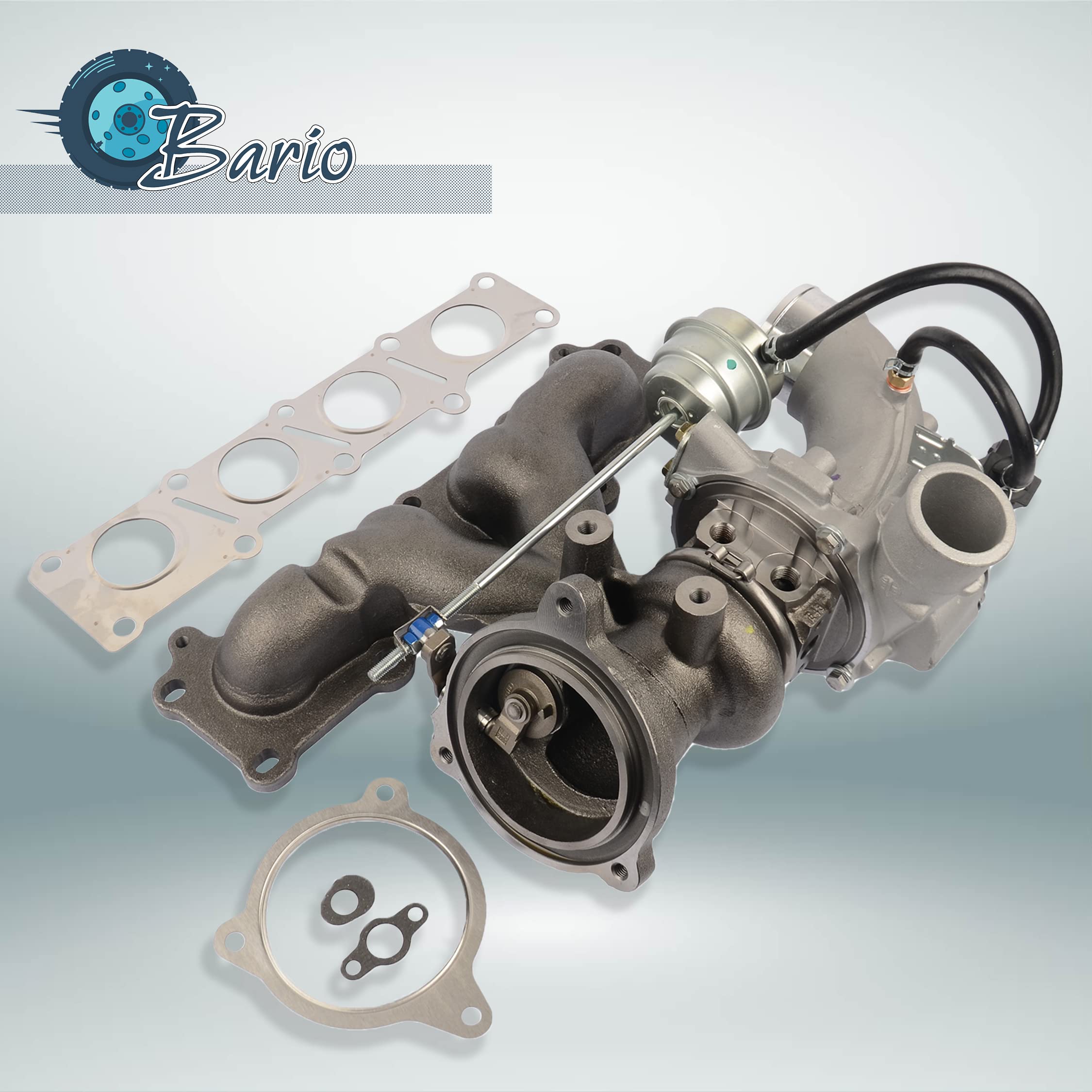 TurboCharger W/solenoid acutator Replacement For 2011-2014 Land Rover ...