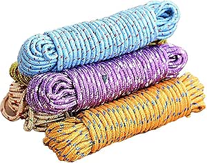 SOVIYAS 1 PC Tarpaulin Tying Jump Rope 6mm Thickness x 10m Length ...