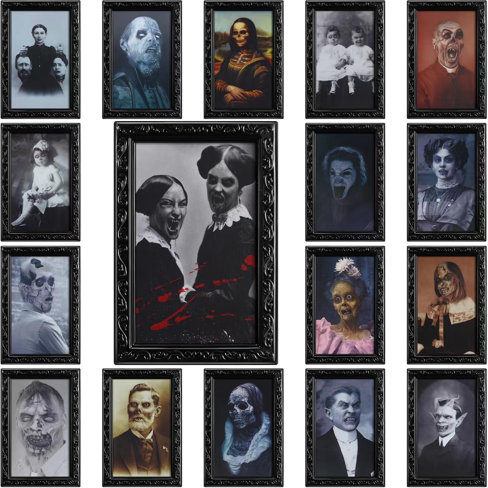 Amazon.com - Thyle 17 Pcs Halloween Decorations Indoor Halloween ...