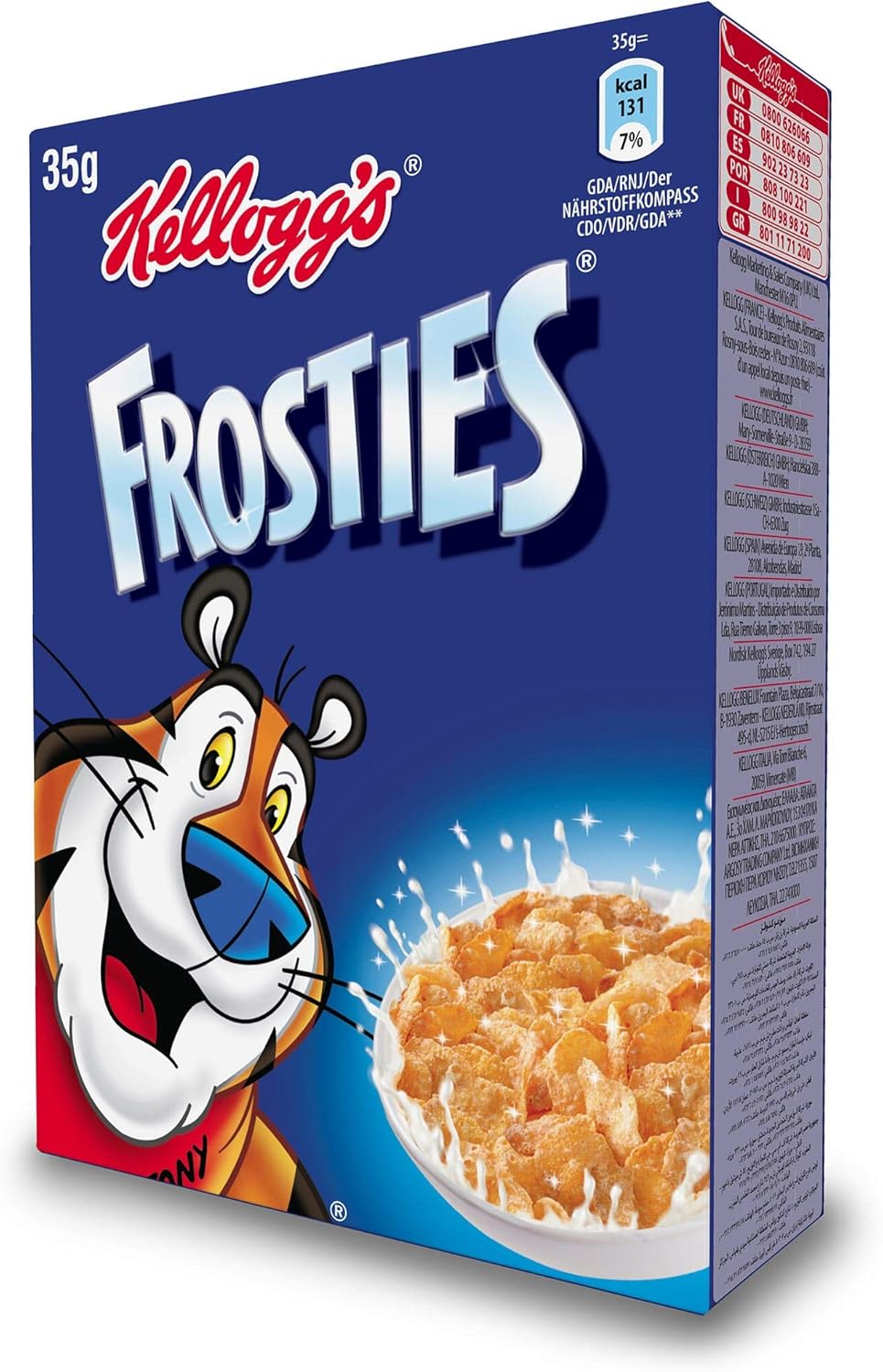 Kelloggs Frosties Cereal Portion Packs - 1x40x35g : Amazon.co.uk: Grocery