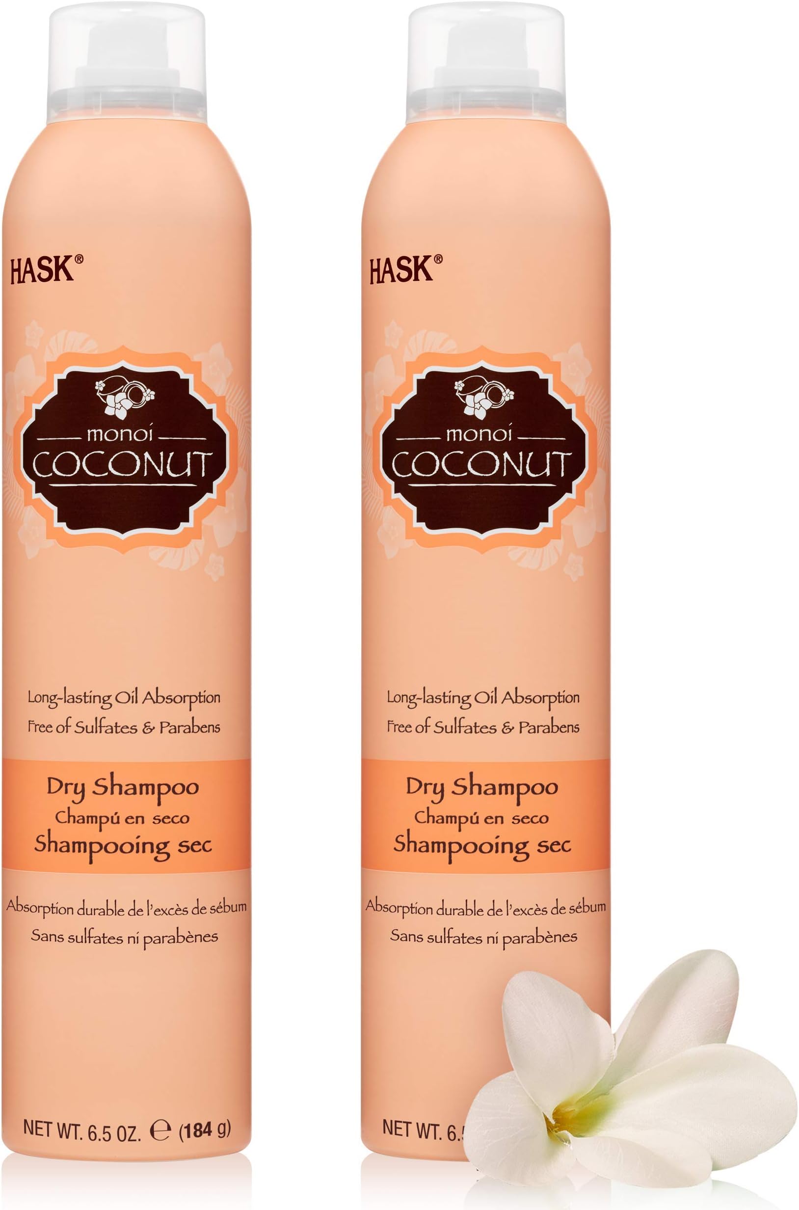 Amazon.com: HASK Coconut Nourishing Dry Shampoo Kits for all hair types ...