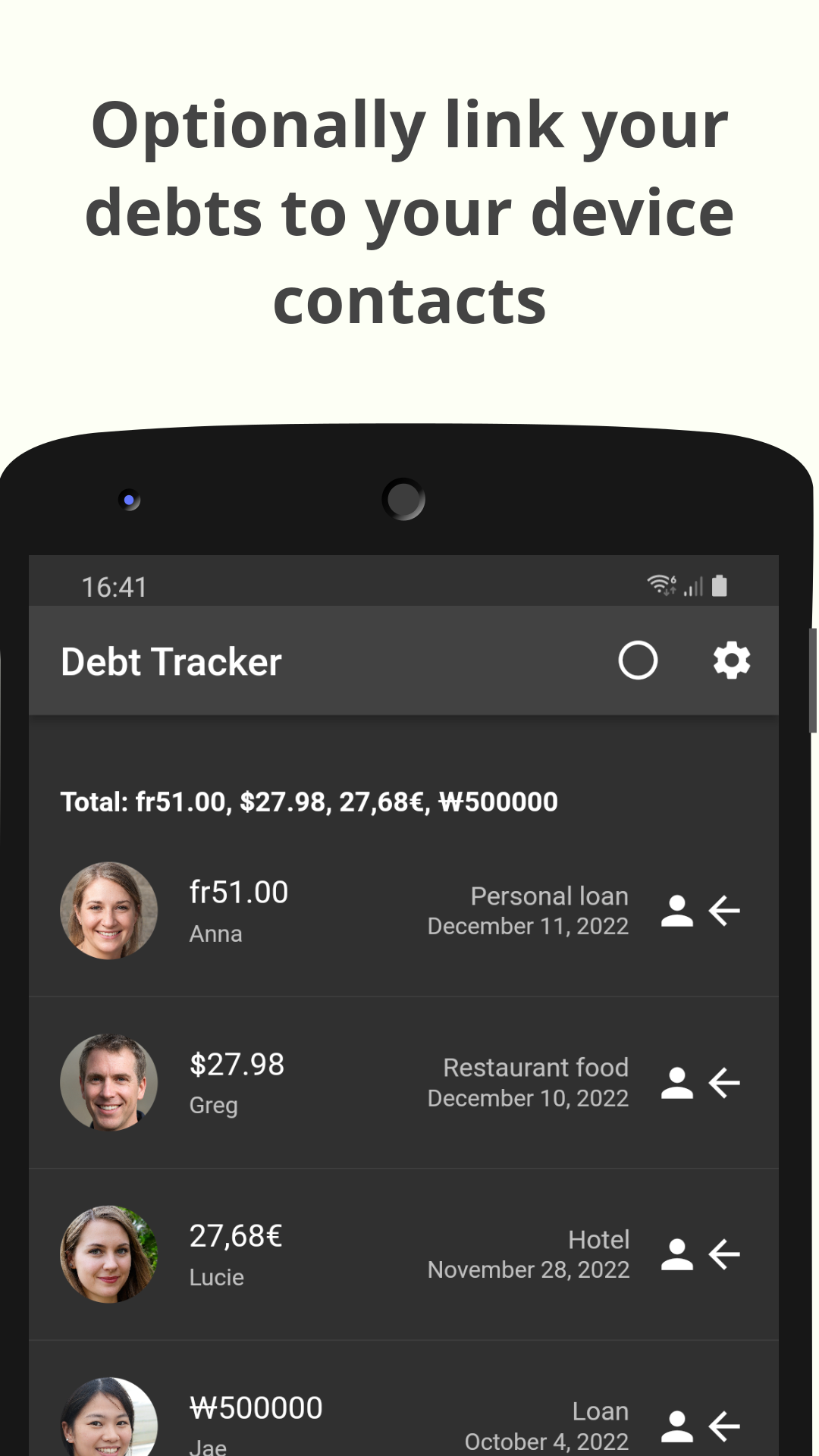 Debt Tracker - App on the Amazon Appstore