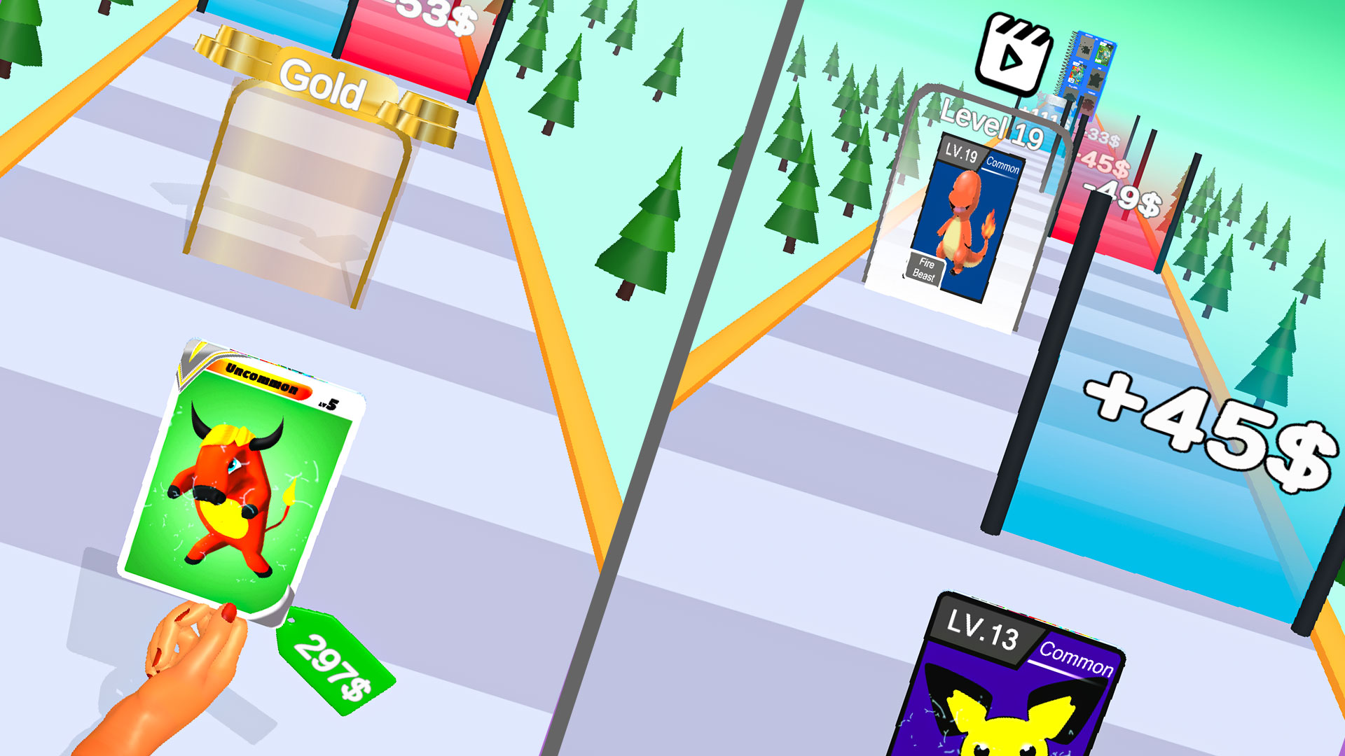 Card Rush Evolution Runner! Battle Cards Merge & Evolve Challenge ...