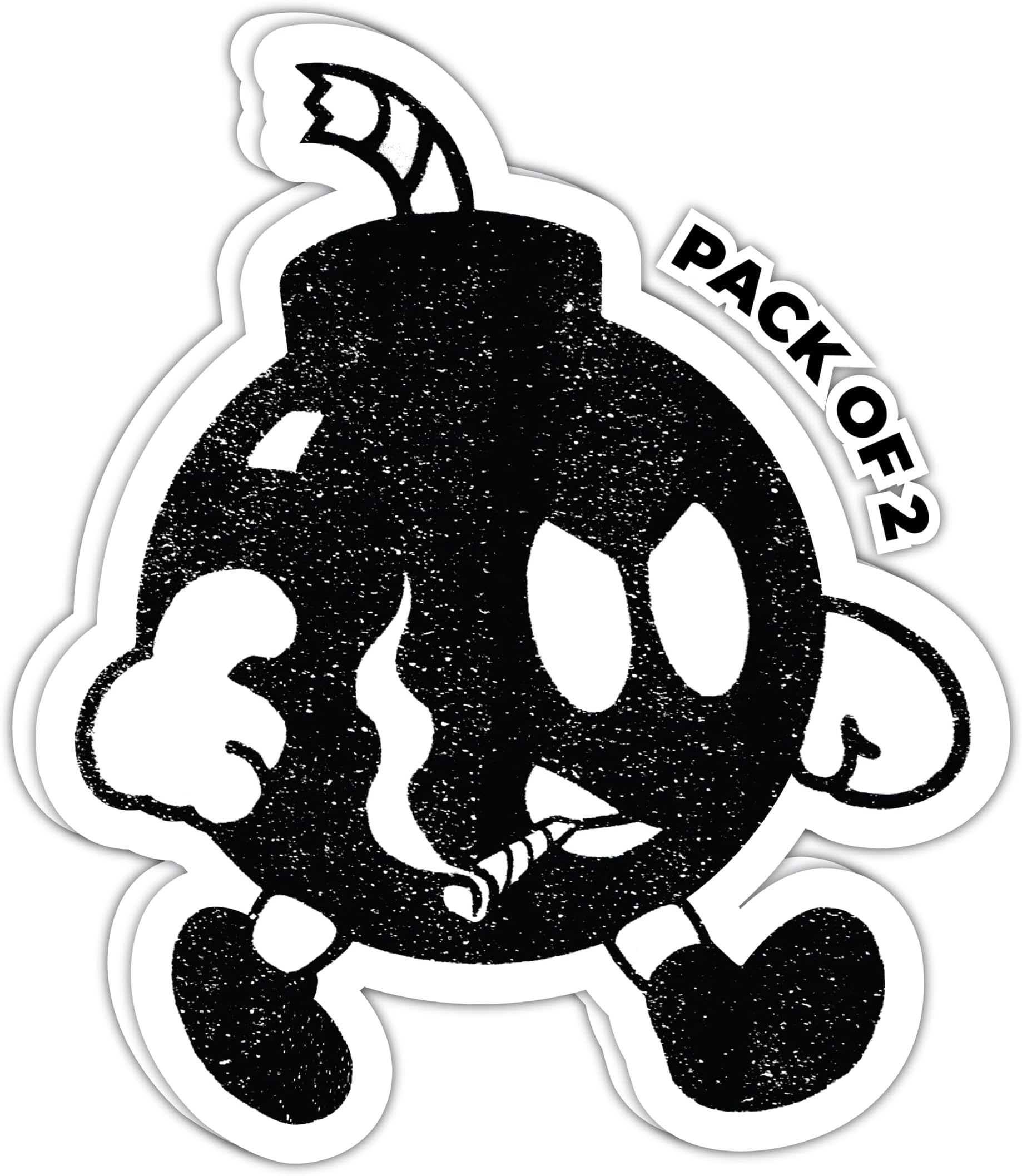 Amazon.com: Angry Bomb Sticker Funny Stickers - 3 Pack - Set of 2.5, 3 ...