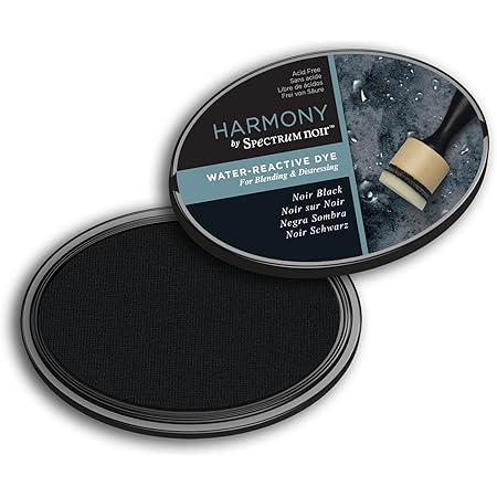 Spectrum Noir Ink Pad – Harmony Water Reactive-Noir Black, One Size ...