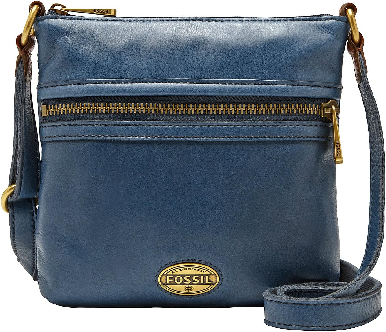 Fossil Explorer Mini Cross Body Bag, Heritage Blue, One Size: Handbags ...