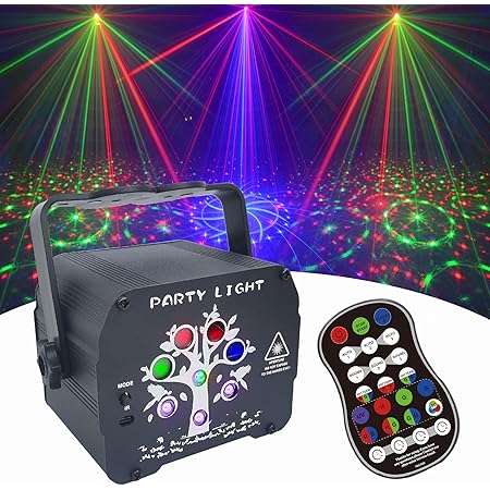Amazon.com: Party Lights Dj Disco Lights, Strobe Stage Light Sound ...