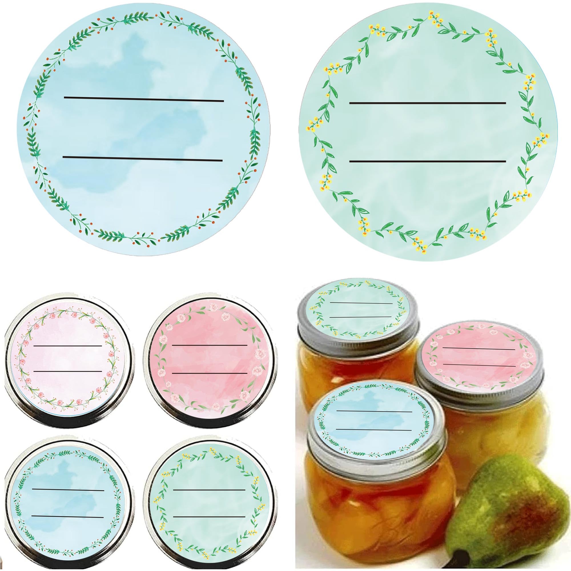 Printable Jar Lid Labels